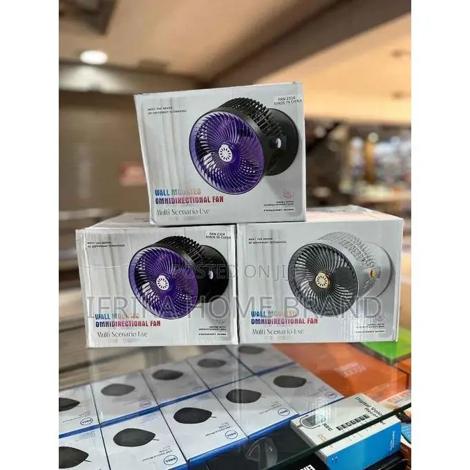 5-Speed Wall Mount Table Fan Adjustable and Mosquito Repellent. in ...