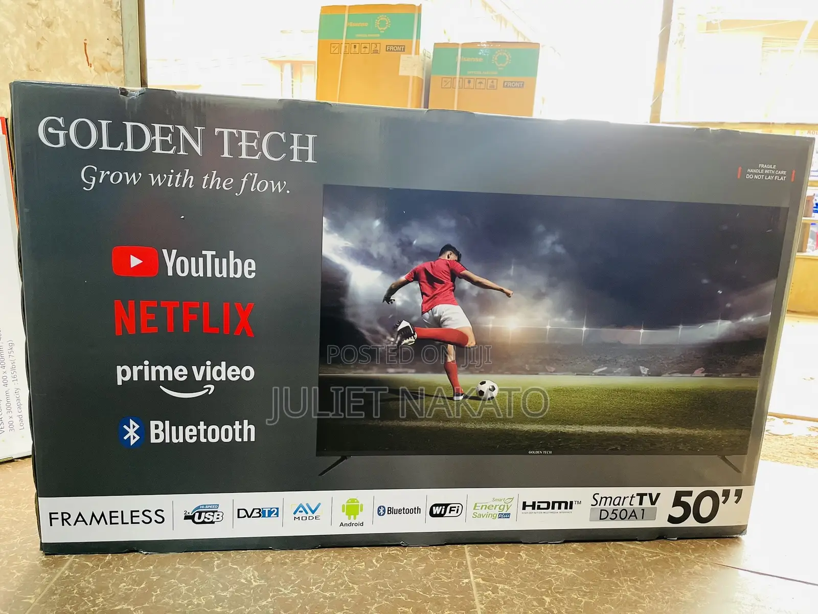 Smart Tv Golden Tech 50 Inches With Inbuilt Free to Air Decoder in ...