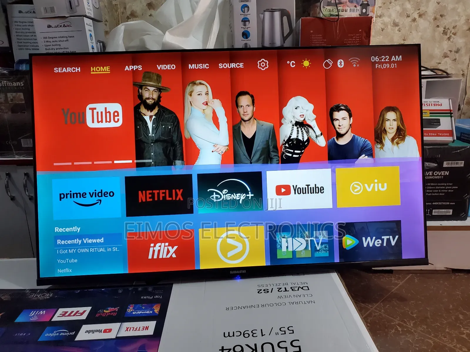 Globalstar Smart 55 Inch Tv in Central Division - TV & DVD Equipment ...