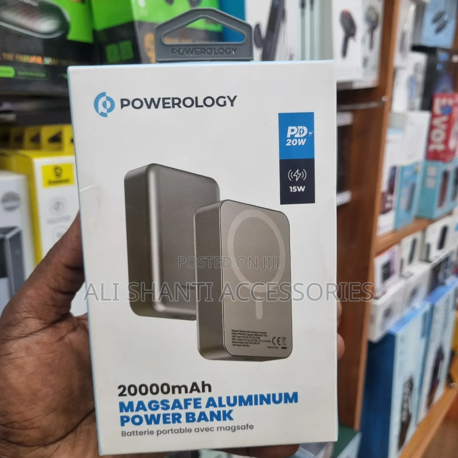 Powerology Magsafe Aluminum Power Bank 20000mah for sale - ALI SHANTI ...