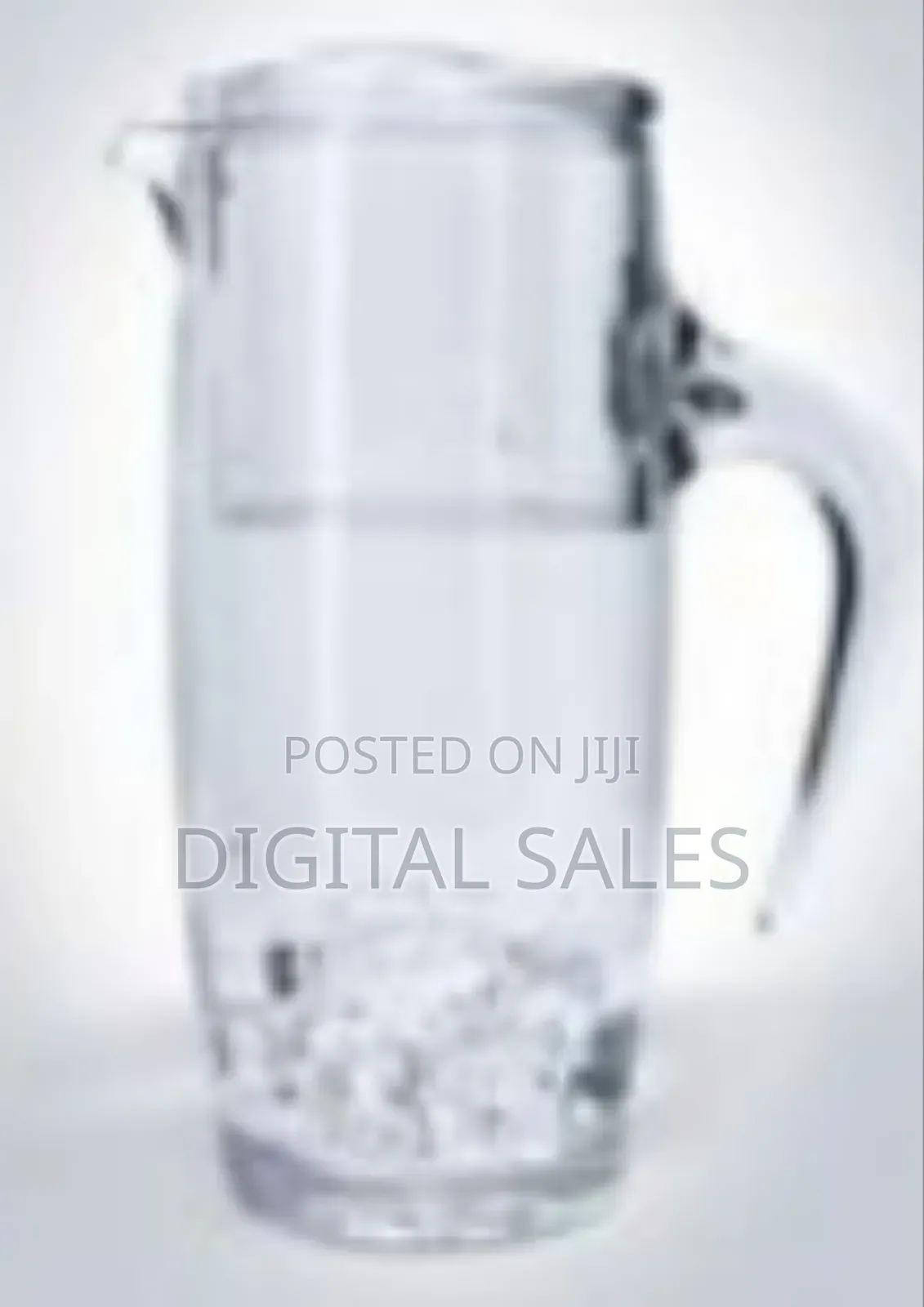 Classic Clear Water Pitcher With Handle and Lid (1.5l) - Transparent in ...