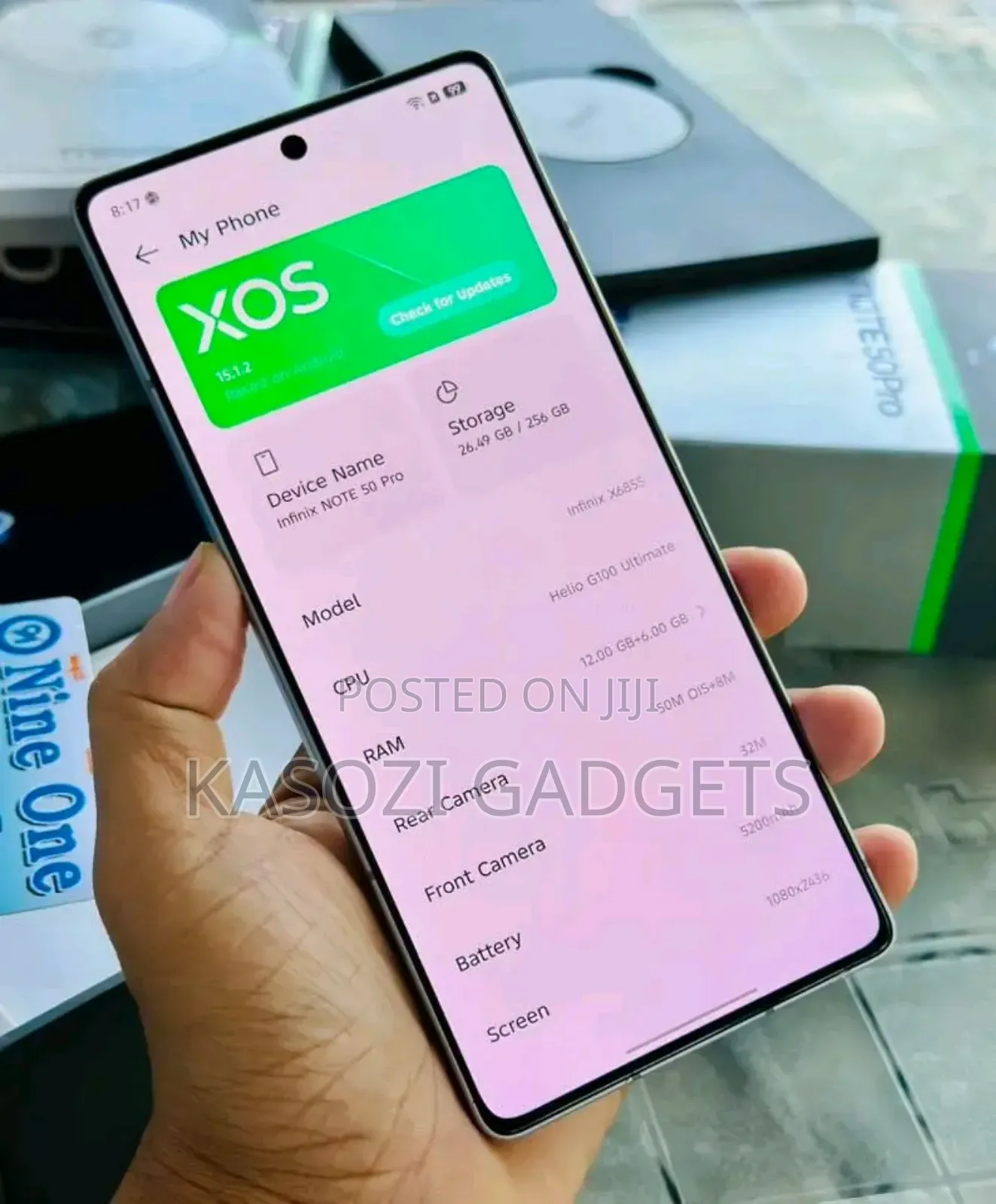 New Infinix Note 50 Pro 256 GB Silver in Central Division - Mobile ...