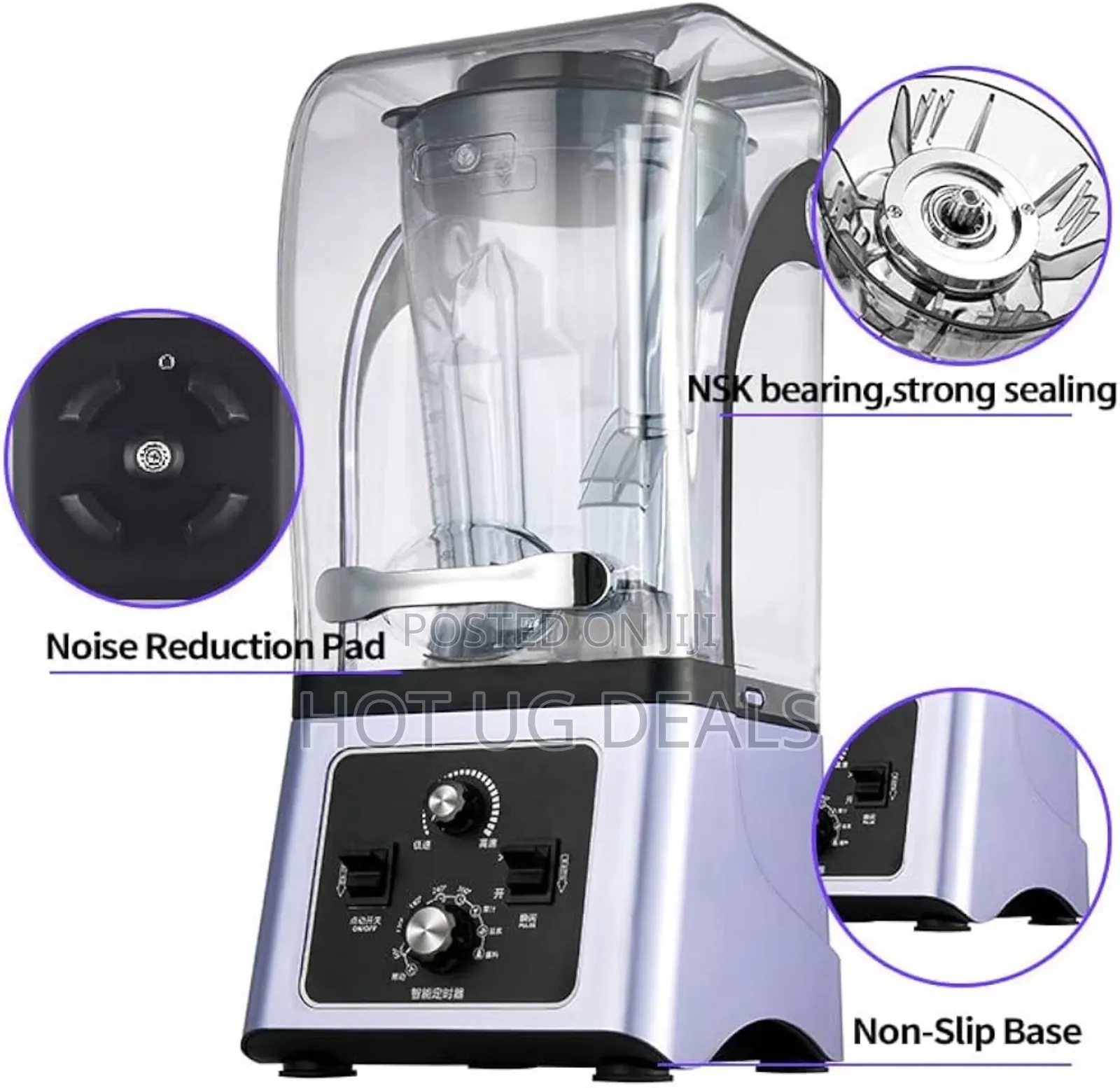 Dw 4l Multifunctional Blender Low Noise With A Soundproof Shield. in ...