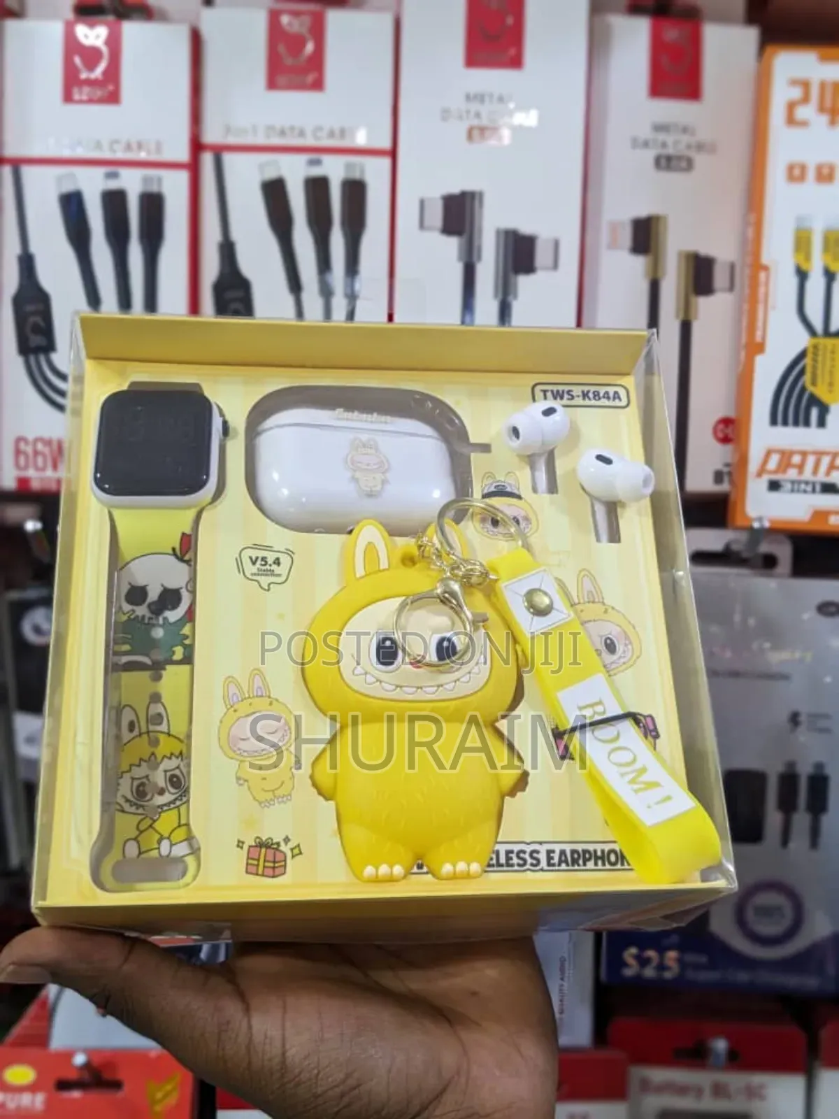 Yellow Labubu Watch and Airpods Combo in Central Division - Watches ...