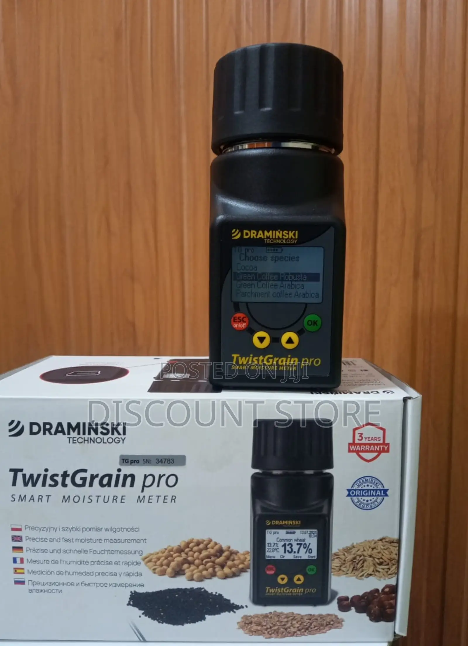 Draminski Moisture Meter Tg Pro Cocoa Coffee Draminski Moisture Meter ...