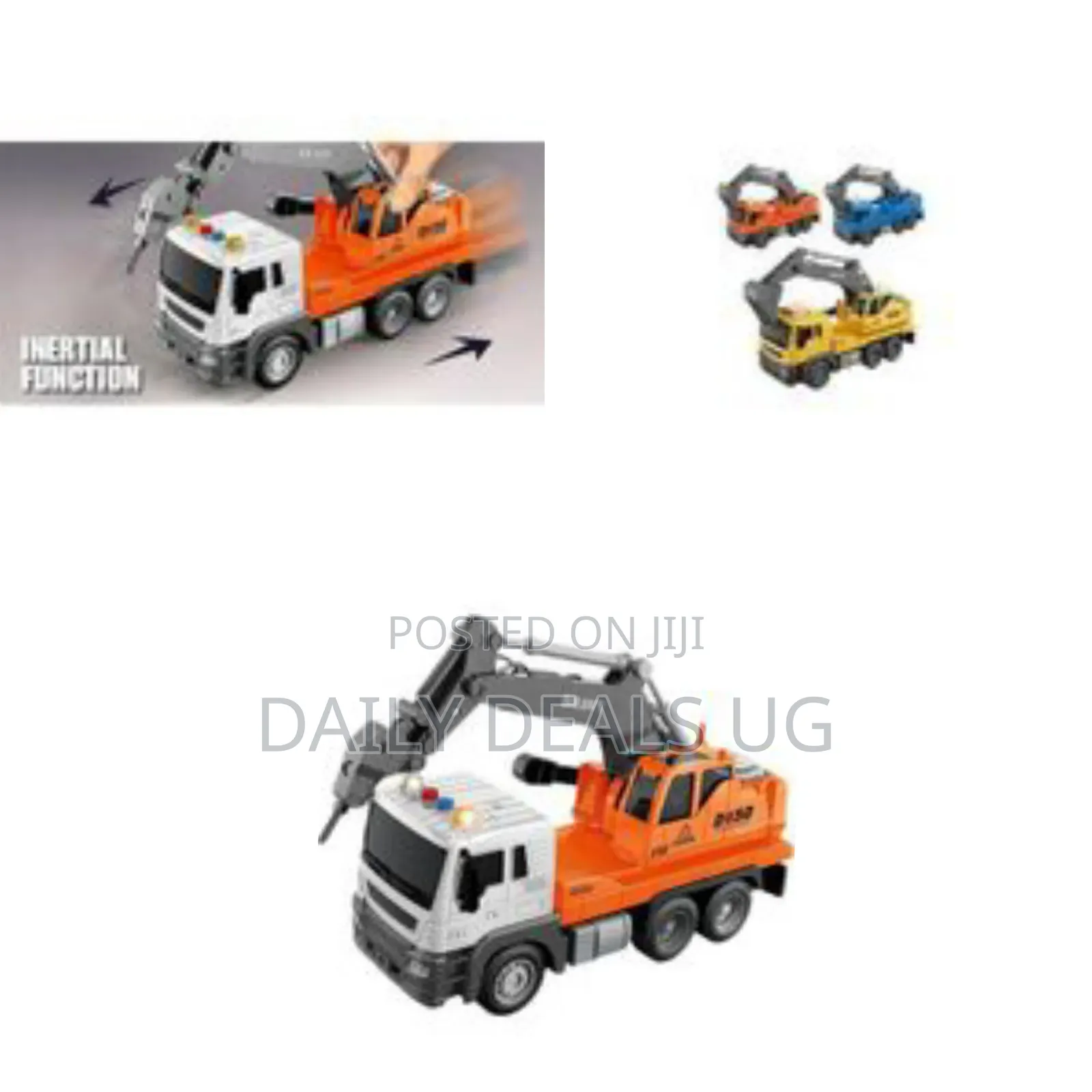 1:16 Multifunction Construction Truck With Excavator Arm - Multicolor ...