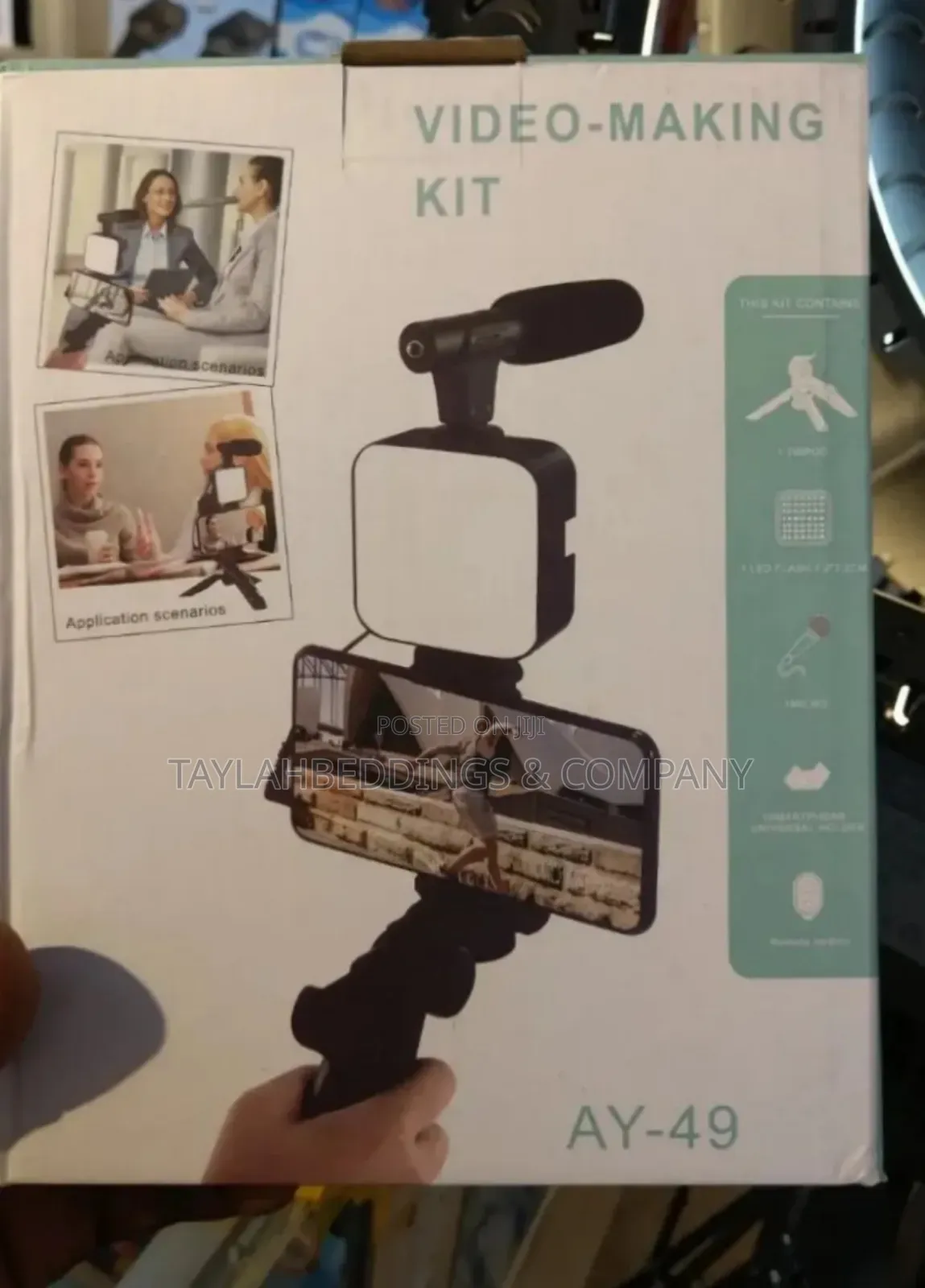 Tripod for Camera Operating Video Recording Kit for Video Making, Mic ...