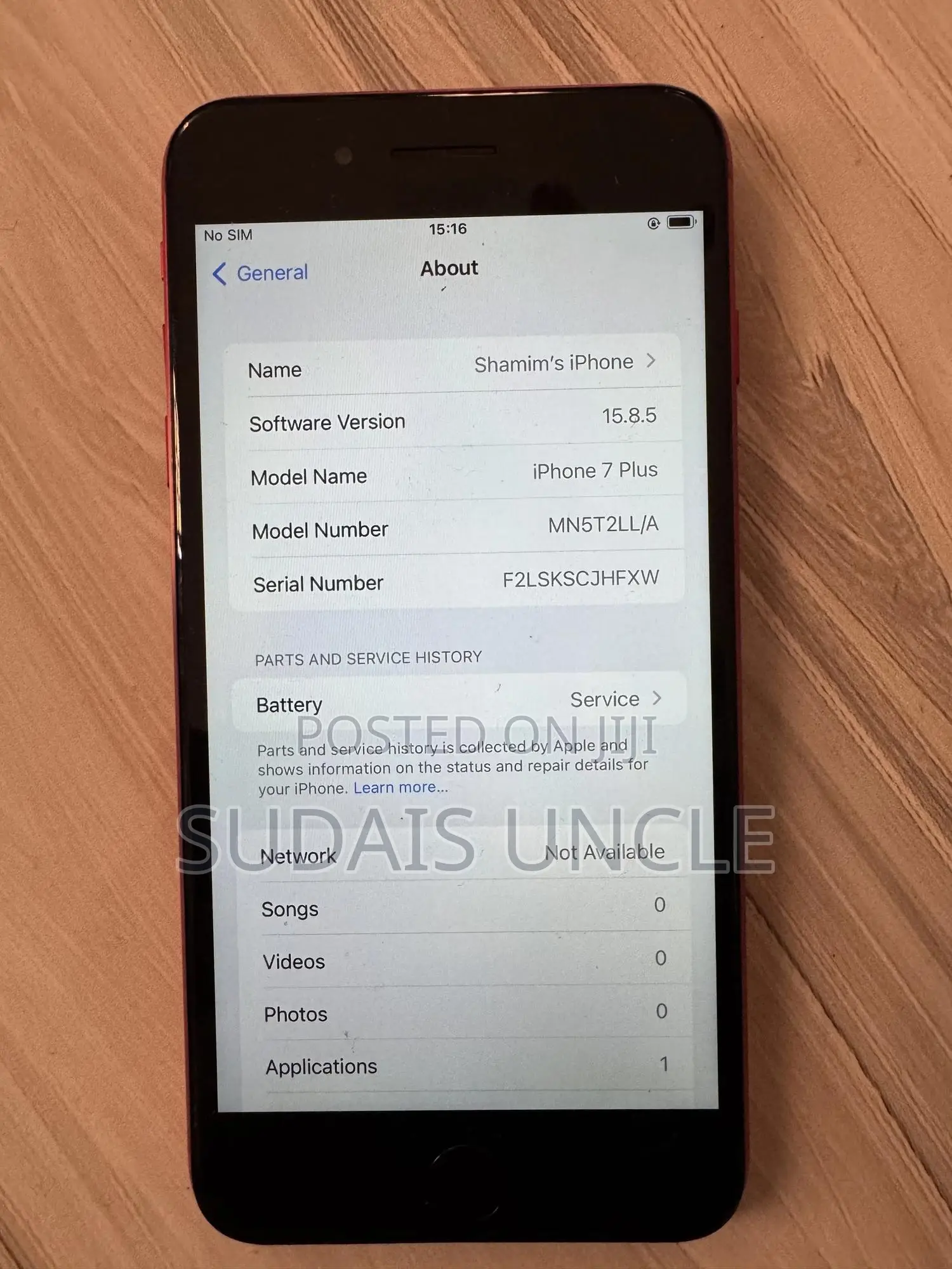 Apple iPhone 7 Plus 128 GB Red in Central Division - Mobile Phones ...