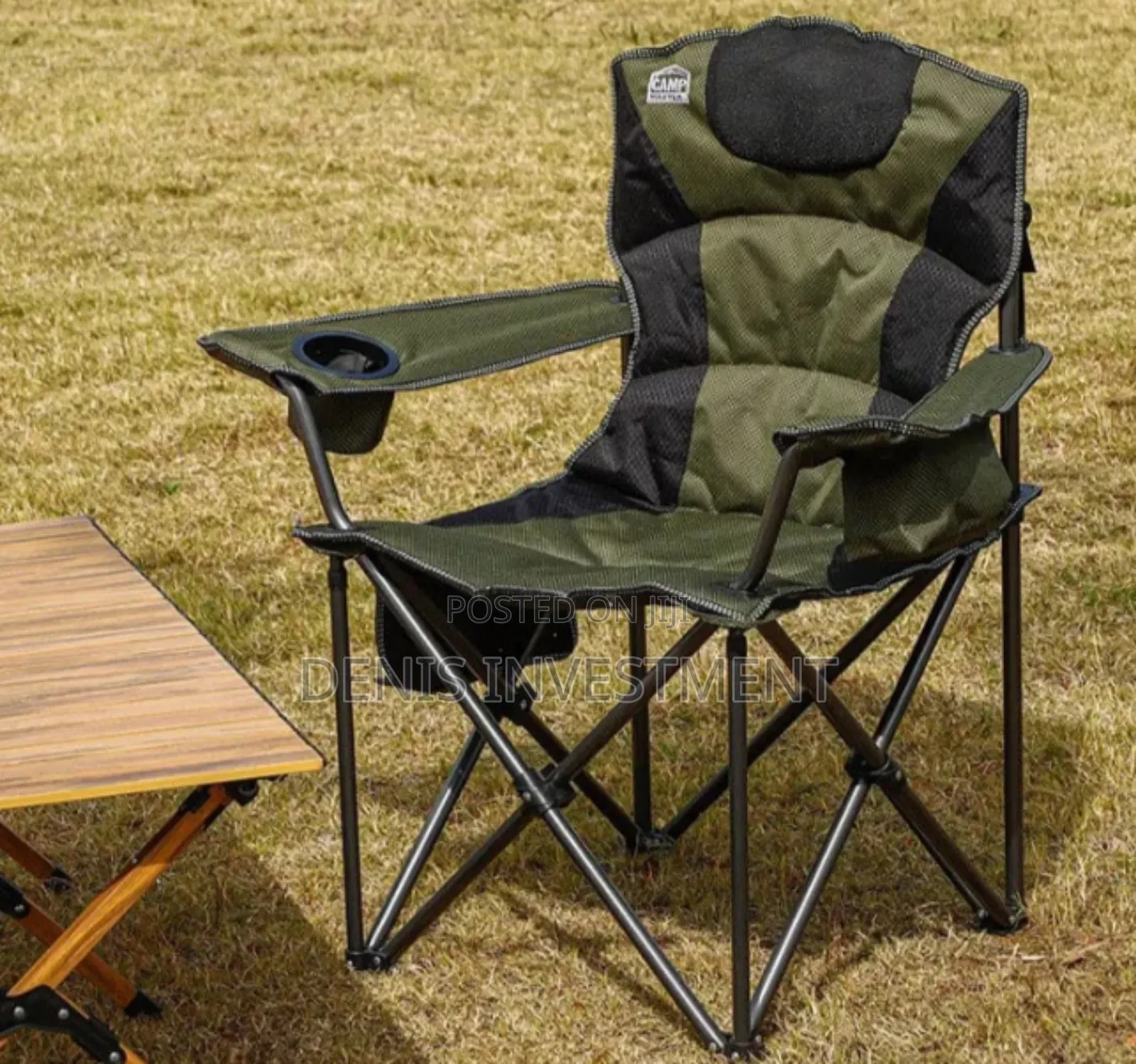 Campmaster Expedition Deluxe Camping Chair With Side Pocket in Rubaga ...