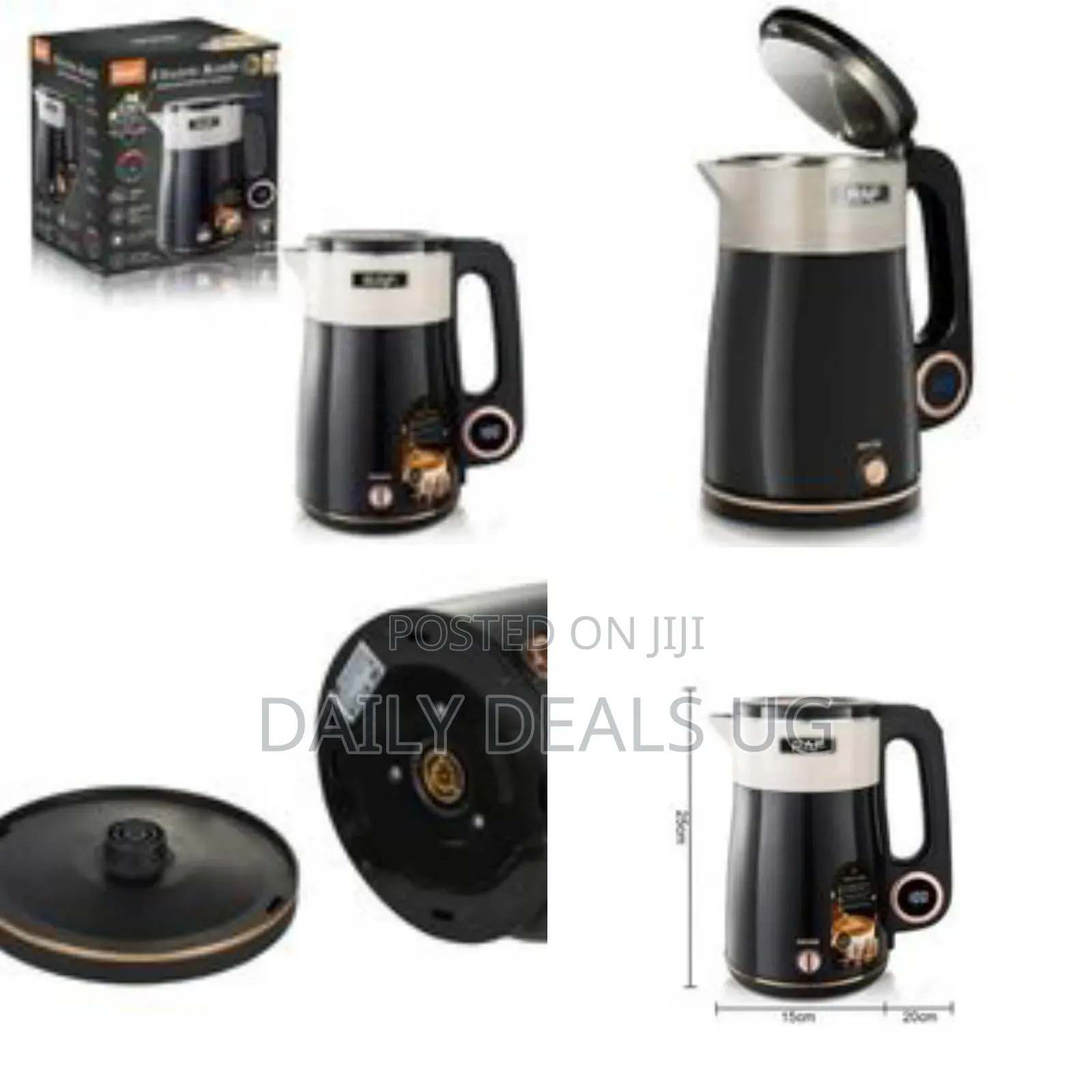 Raf Intelligent Multi-Function Glass Electric Kettle - Multicolor in ...