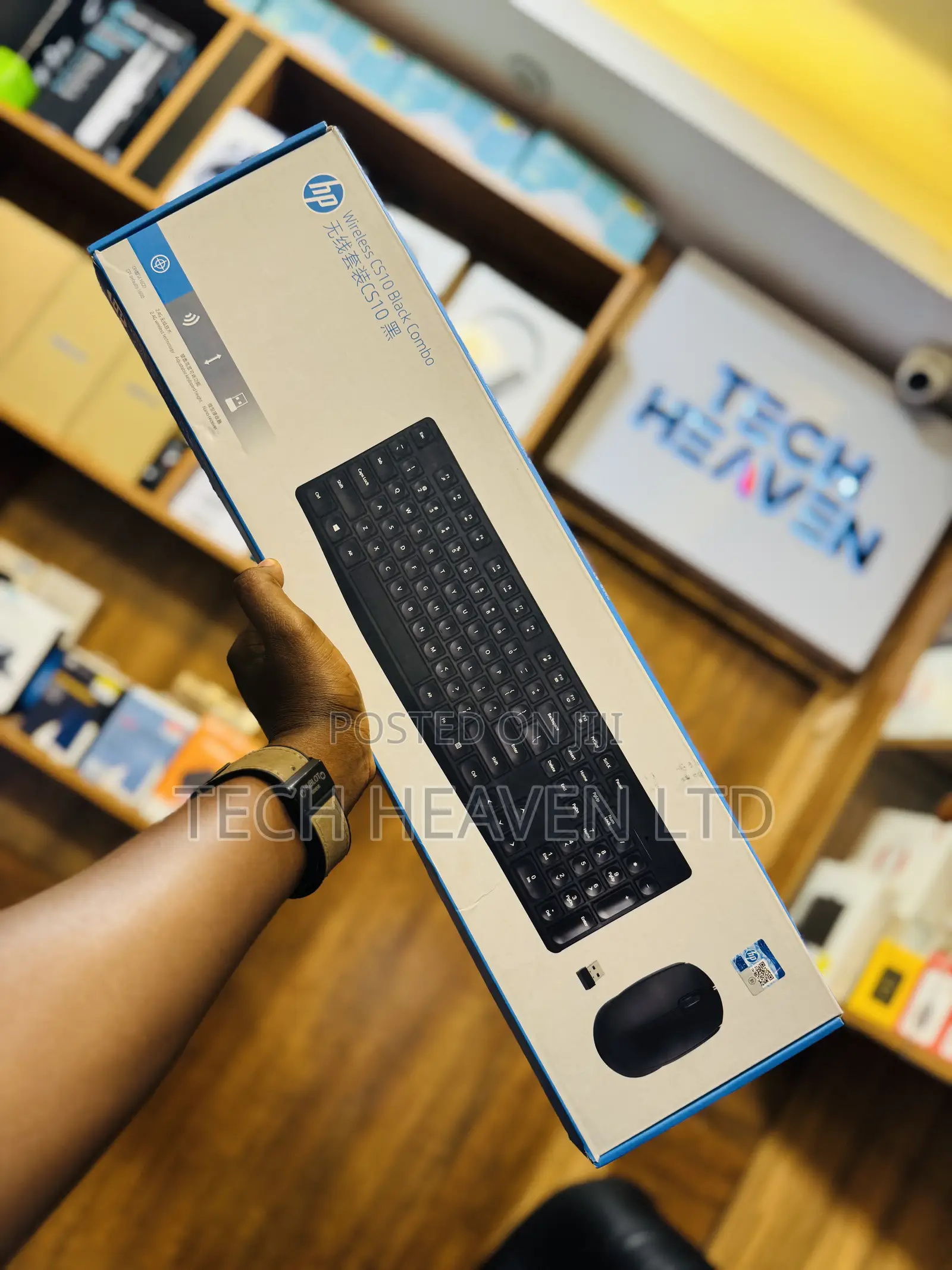 Hp Cs10 Wireless Keyboard Mouse Combo/2.4 GHZ for sale - TECH HEAVEN ...
