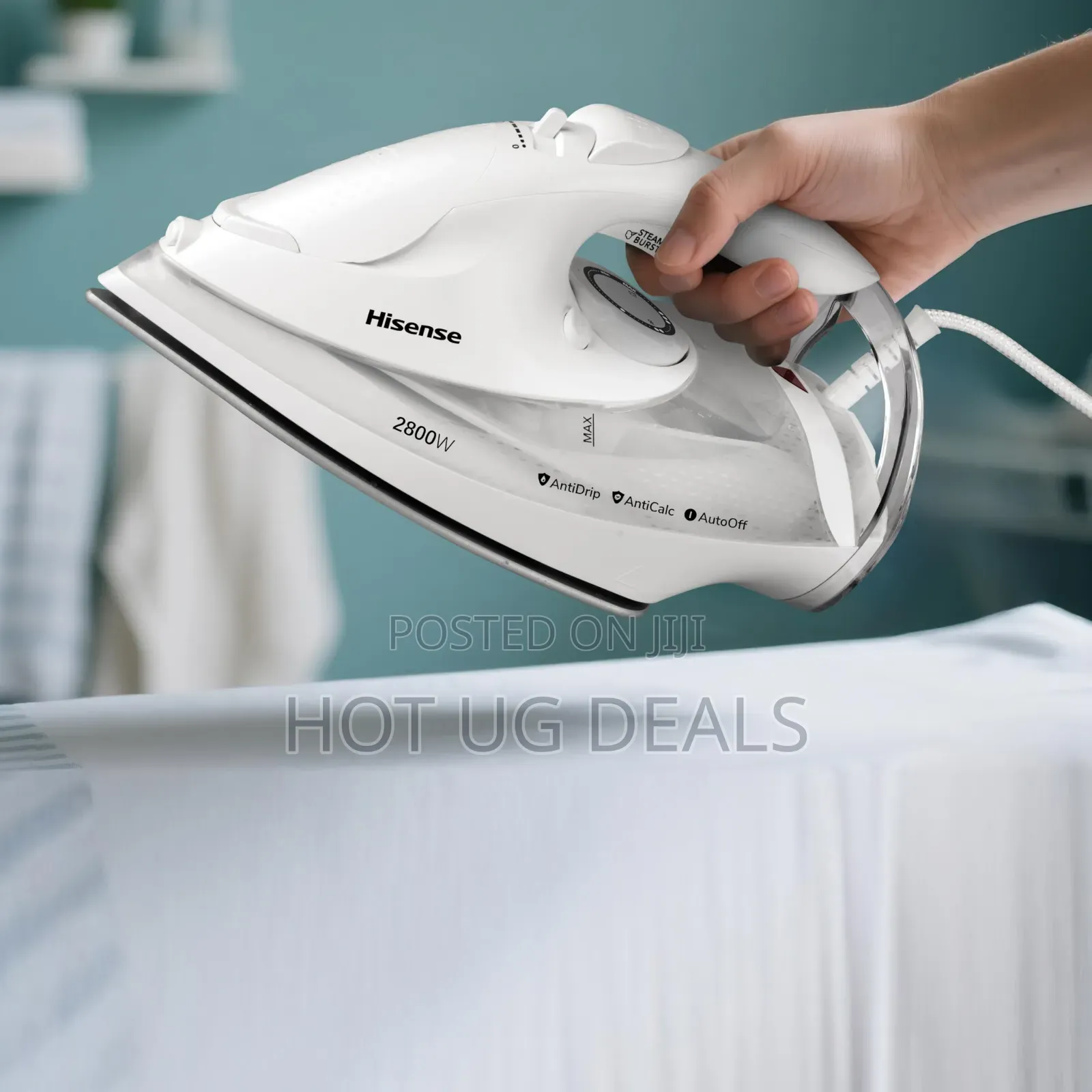 Hisense Steam Flat Iron 1800w 250 Ml- White (1 Yr Wrnty) in Central ...