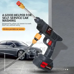 Rechargeable Pressure Car Washer, Cordless Sprayer With 2 Batteries in ...