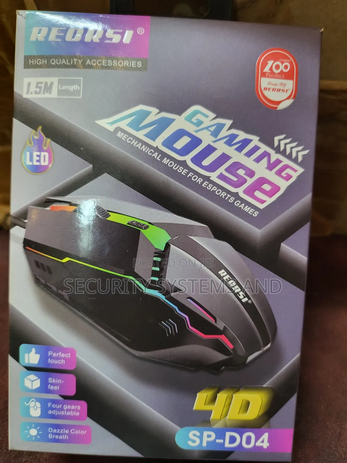 4d Gaming Mouse - Wired -Led for sale - SECURITY SYSTEMS AND APPLIANCE ...