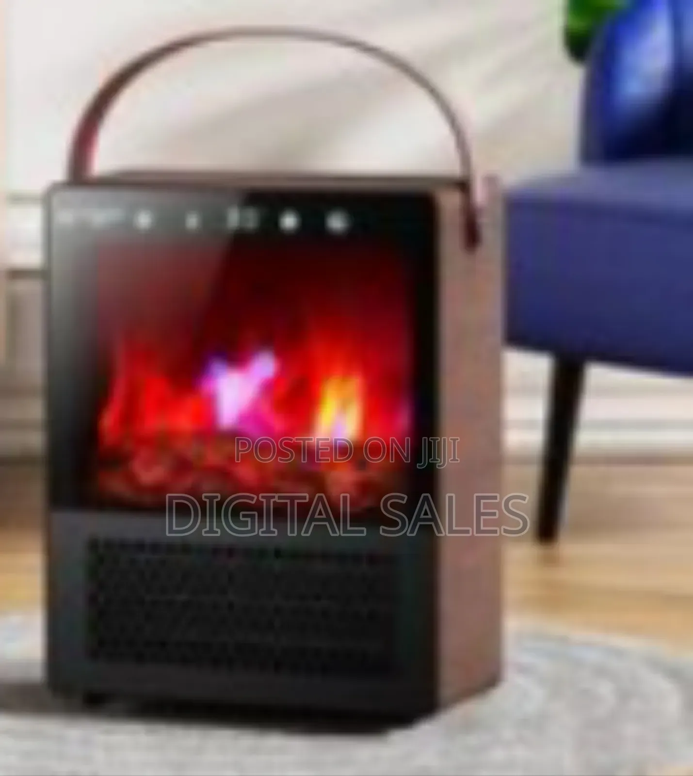 Portable Electric Fireplace Space Heater With Realistic Flame Effect in ...