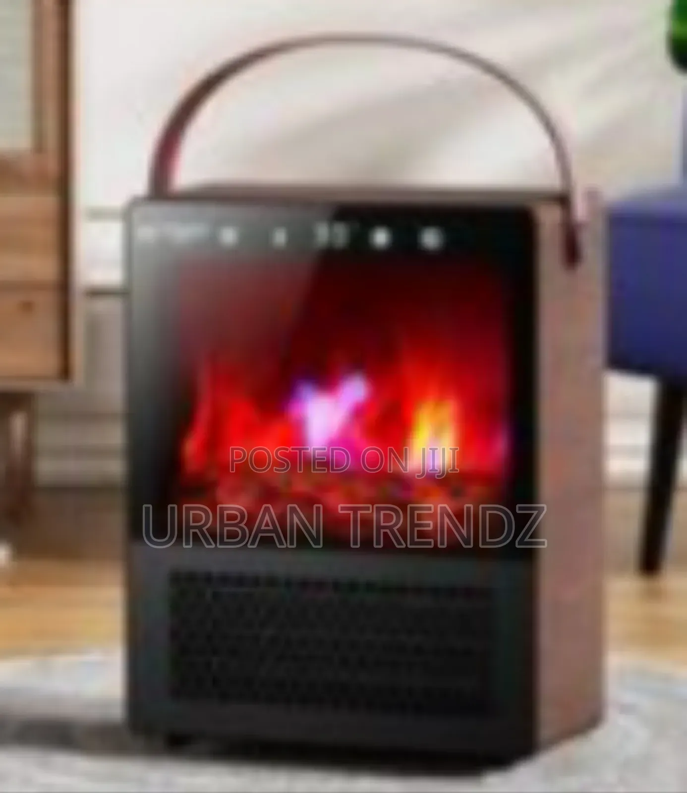Portable Electric Fireplace Space Heater With Realistic Flame Effect in ...