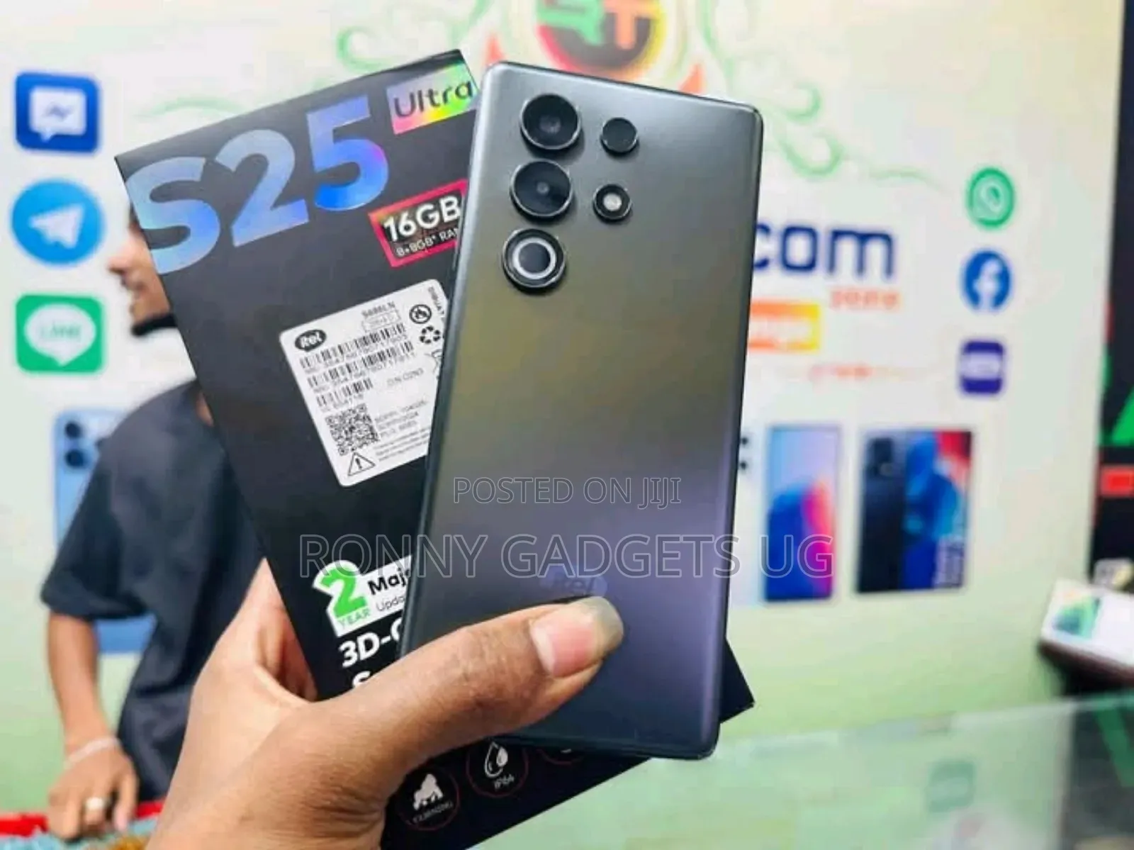 New Itel S25 Ultra 256 GB Black in Central Division - Mobile Phones ...