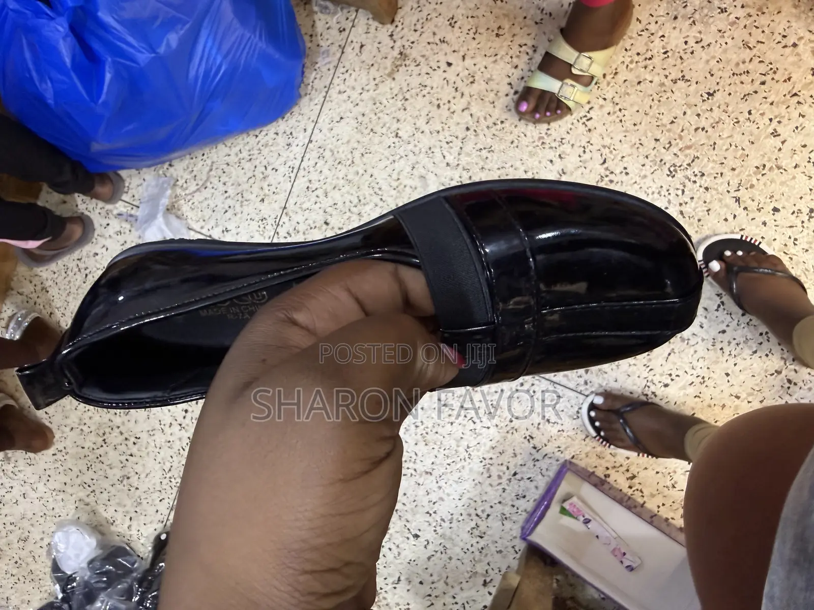 Shinny Black Shoes in Central Division - Shoes, Sharon Favor | Jiji.ug