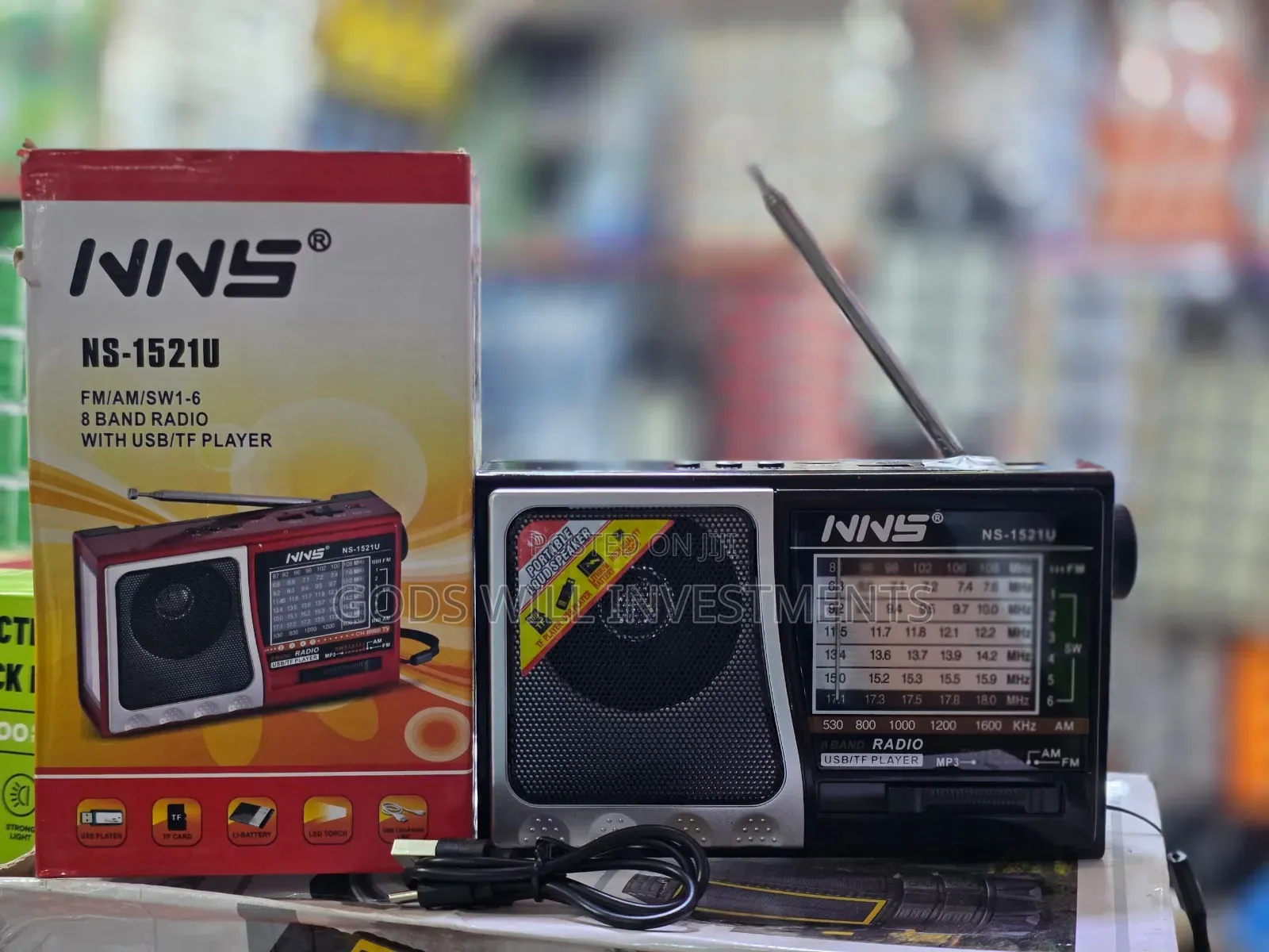 NNS Ns-1521u Portable 8-Band Radio and Music in Central Division ...