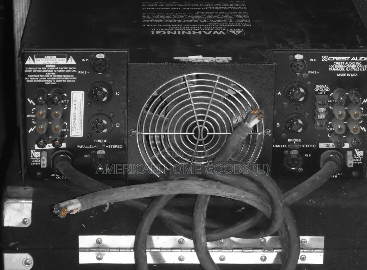 Heavy Duty Crest Audio 10004 Power Amplifier 4-Channels for Heavy Bass ...