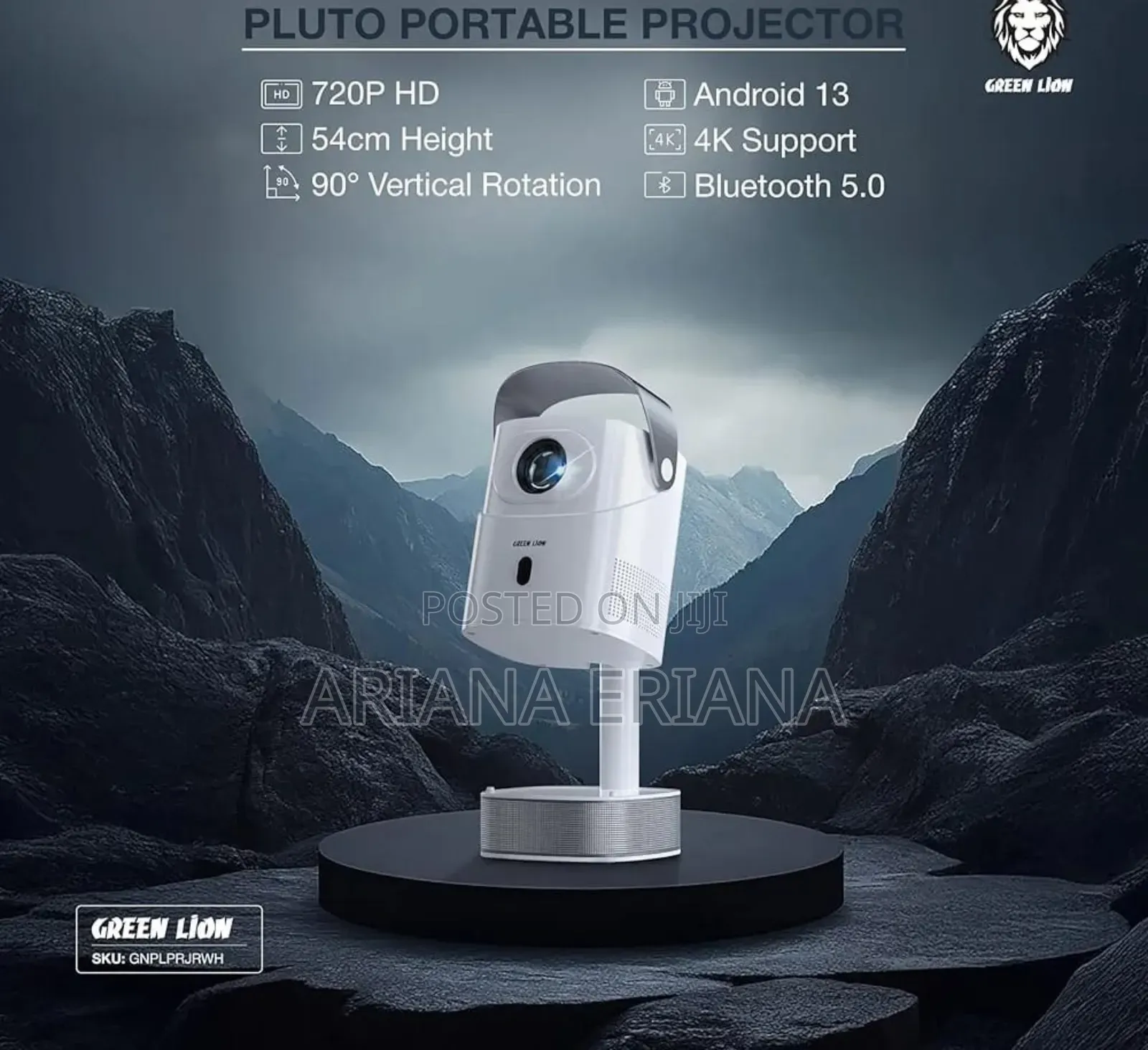 Green Lion Pluto Portable Projector in Central Division - TV & DVD ...