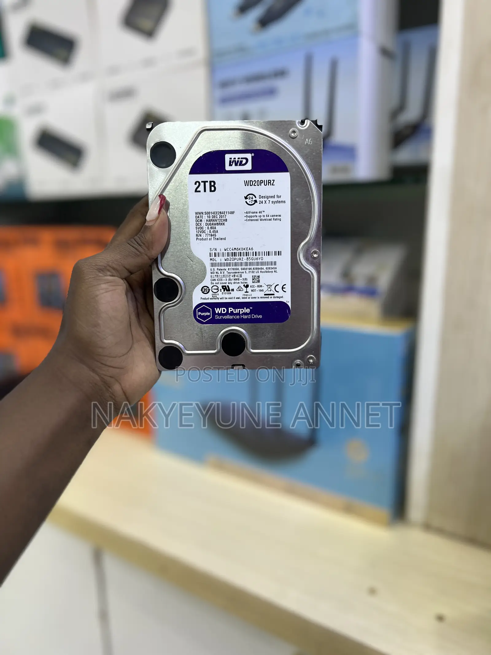Wd Purple 2tb Hard Drive in Central Division - Computer Hardware ...