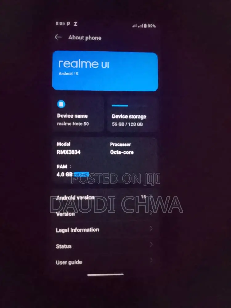 Realme Note 50 128 GB Blue in Central Division - Mobile Phones, Daudi ...