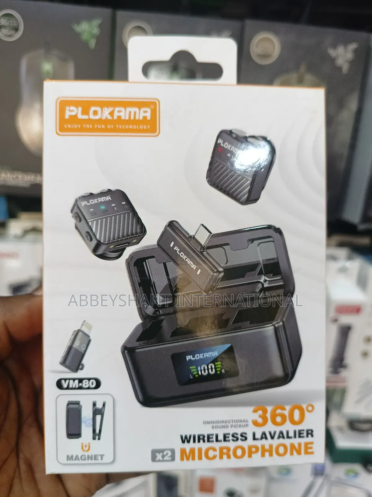 Plokama Vm60 Mic Wireless Clip on Microphone Lavalier in Central ...