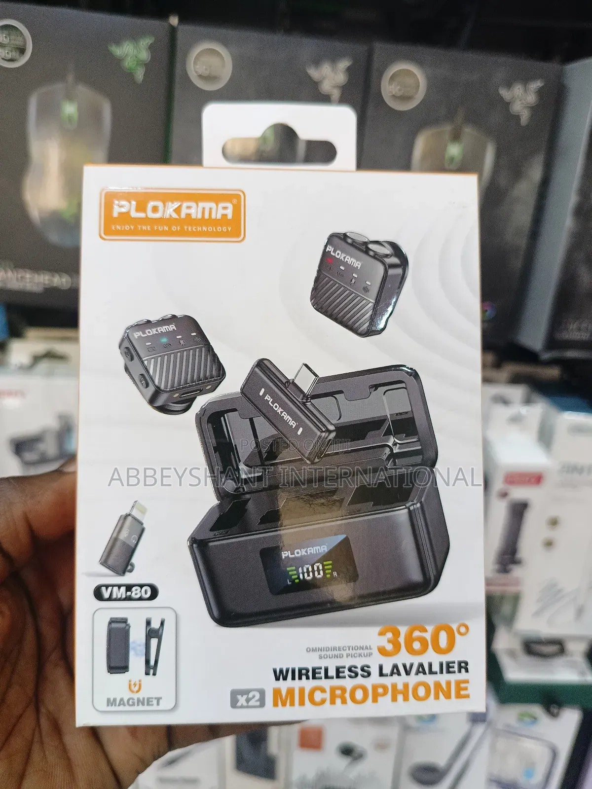 Plokama Vm60 Mic Wireless Clip on Microphone Lavalier in Central ...