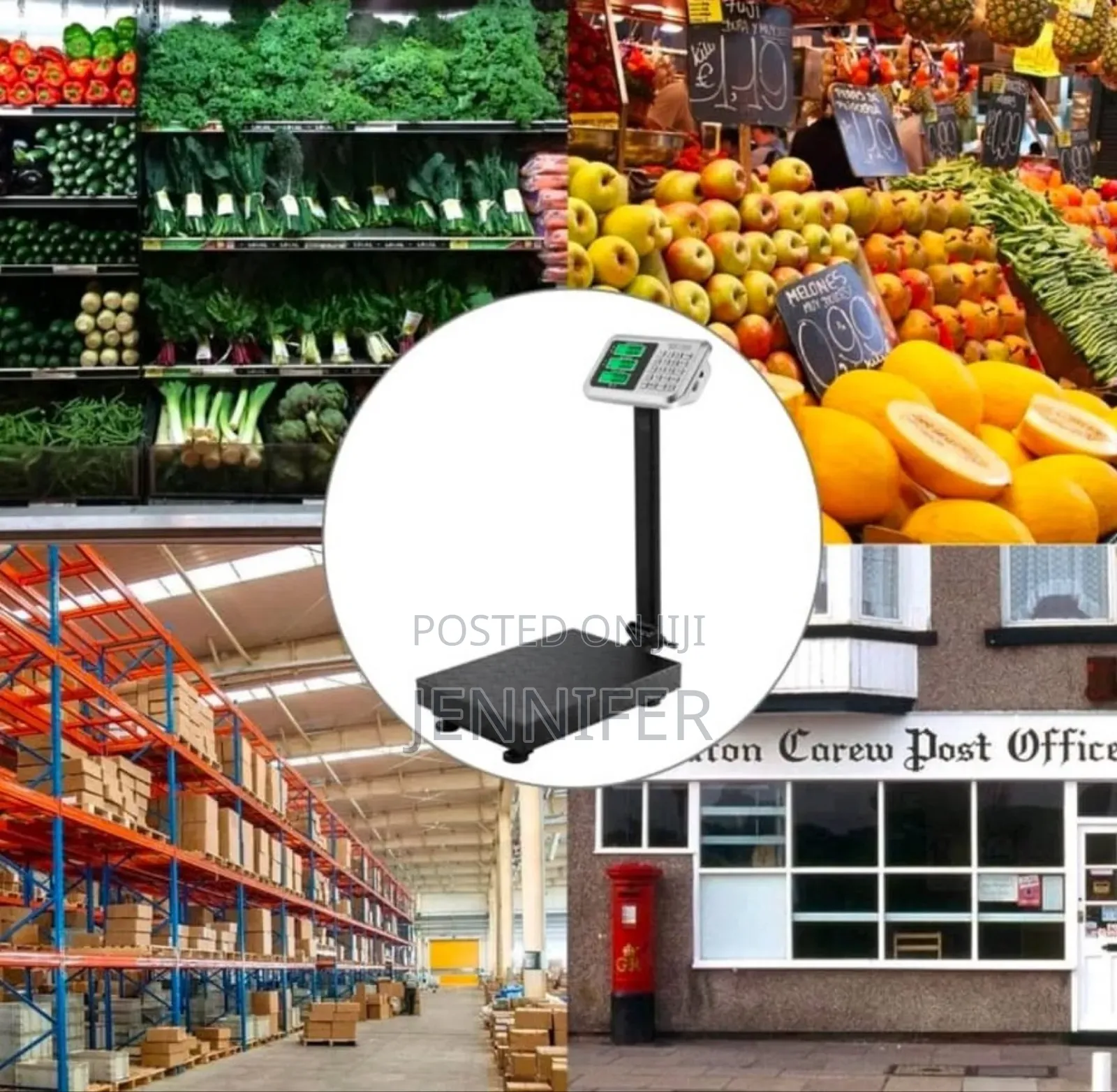 300kg Commercial Digital Platform Scale, for Industrial or Retail Use ...