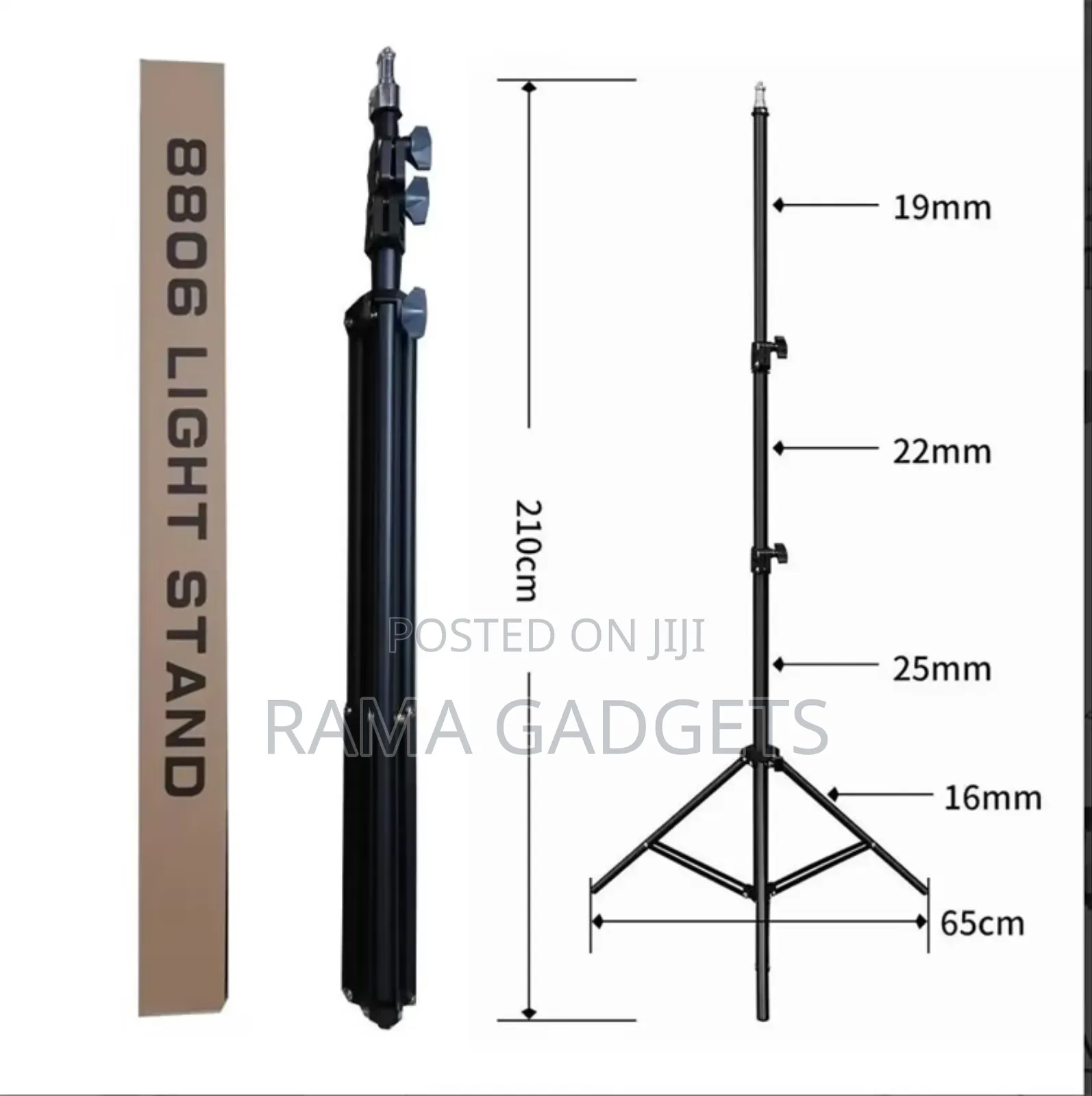 8806 Light Stand Adjustable Tripod 210cm High Quality Tripod in Central ...
