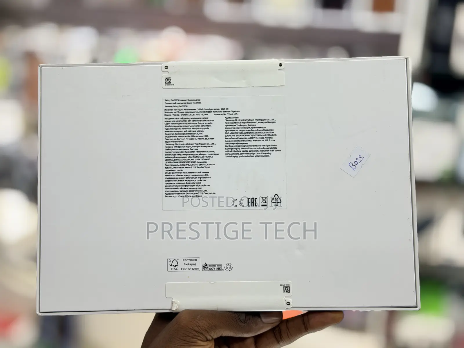 New Samsung Galaxy Tab S11 5G 256 GB Black in Central Division ...