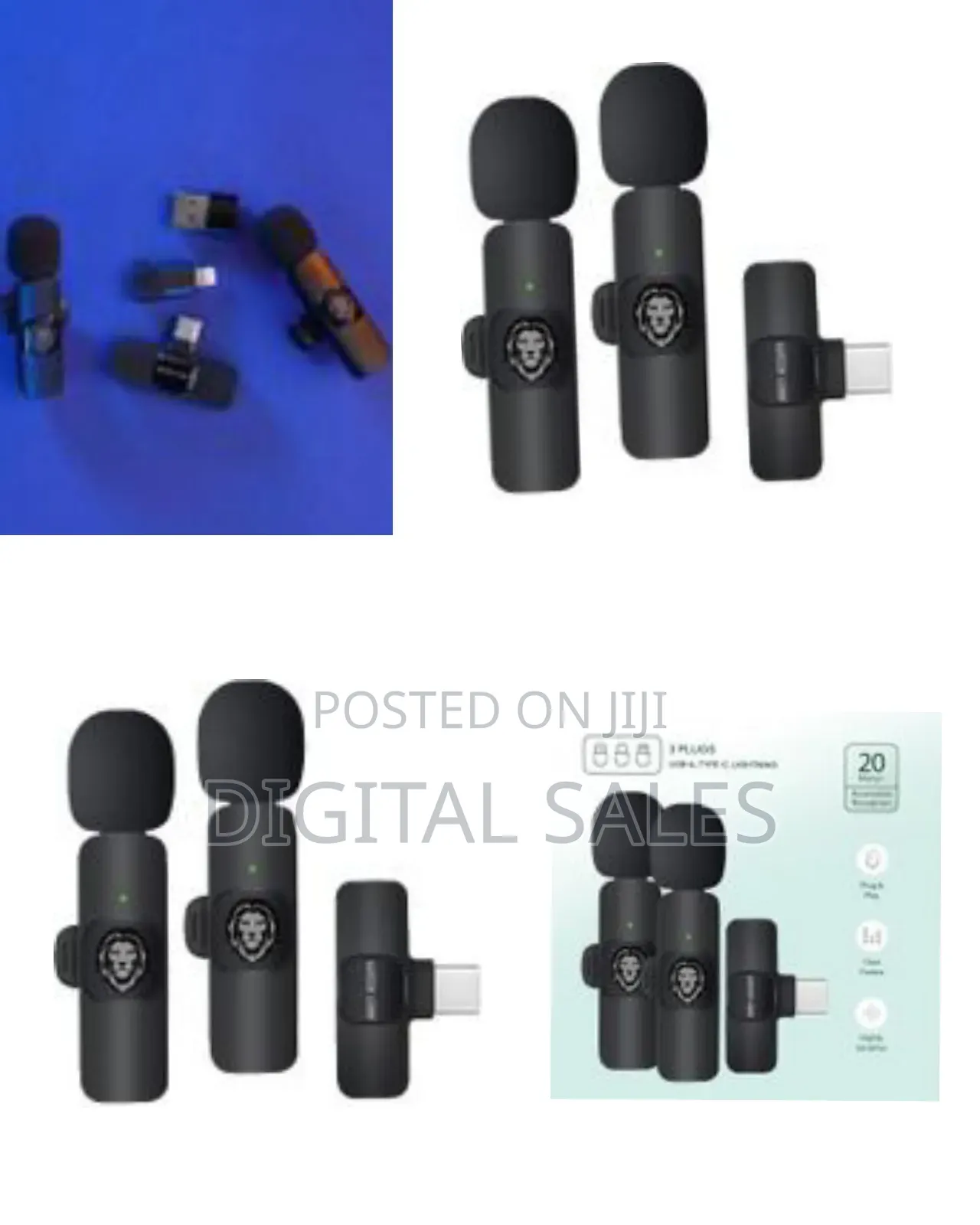 Green Lion 3 in 1 Wireless Microphone in Rubaga - Accessories for ...