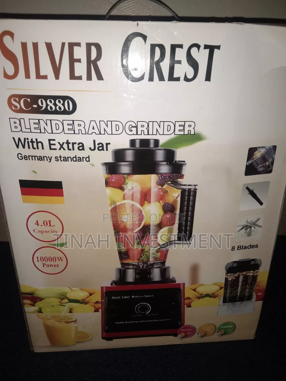 4l Crest Silver Blender and Grinder in Central Division - Kitchen ...