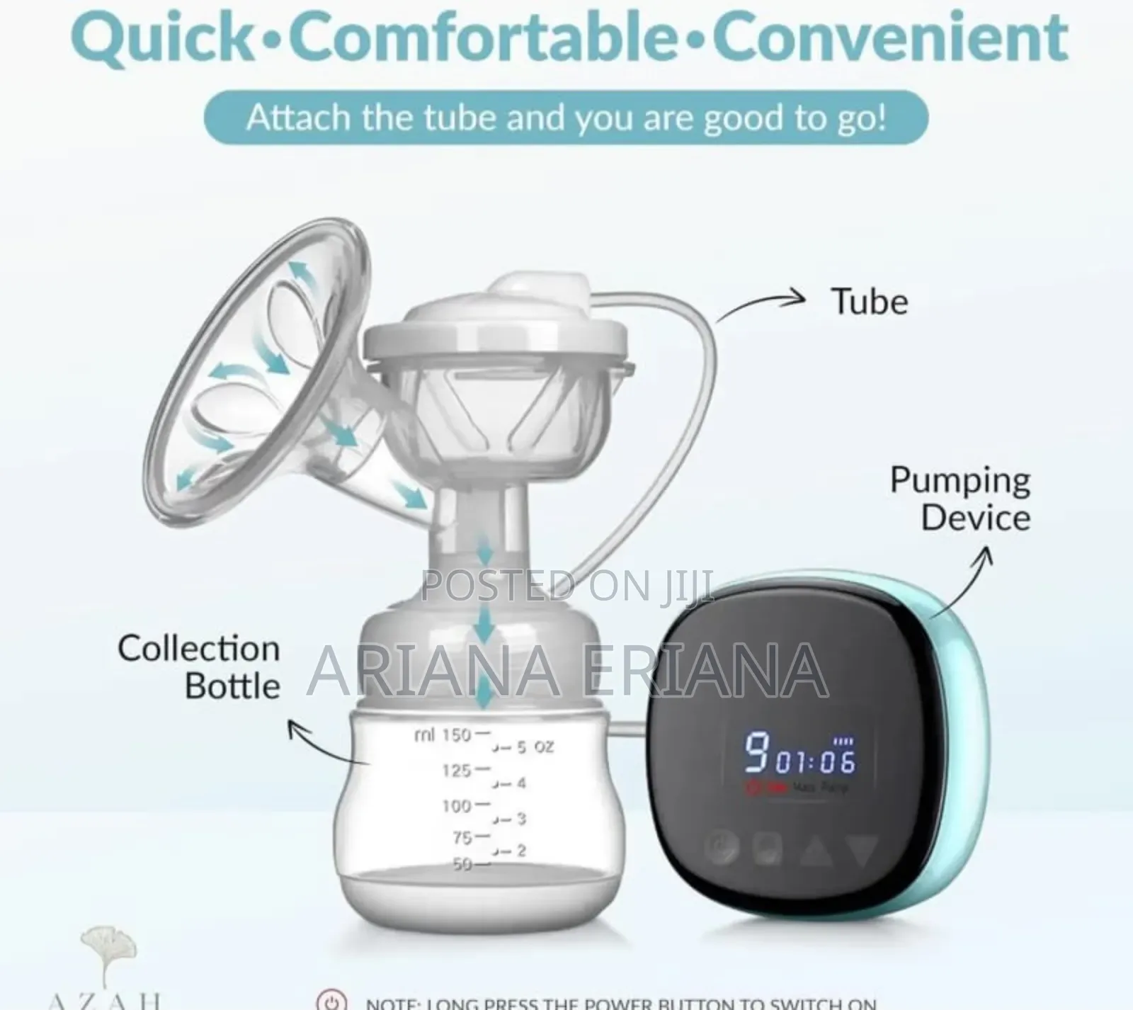 Automatic Rechargeable Double Electric Breast Pump. in Central Division ...