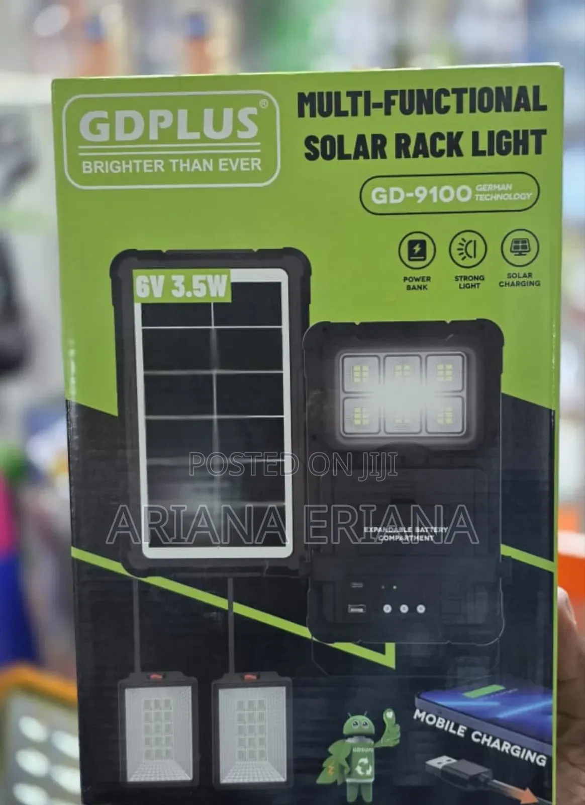 Dplus Gd-9100 Multi-Functional Solar Rack Light. in Central Division ...