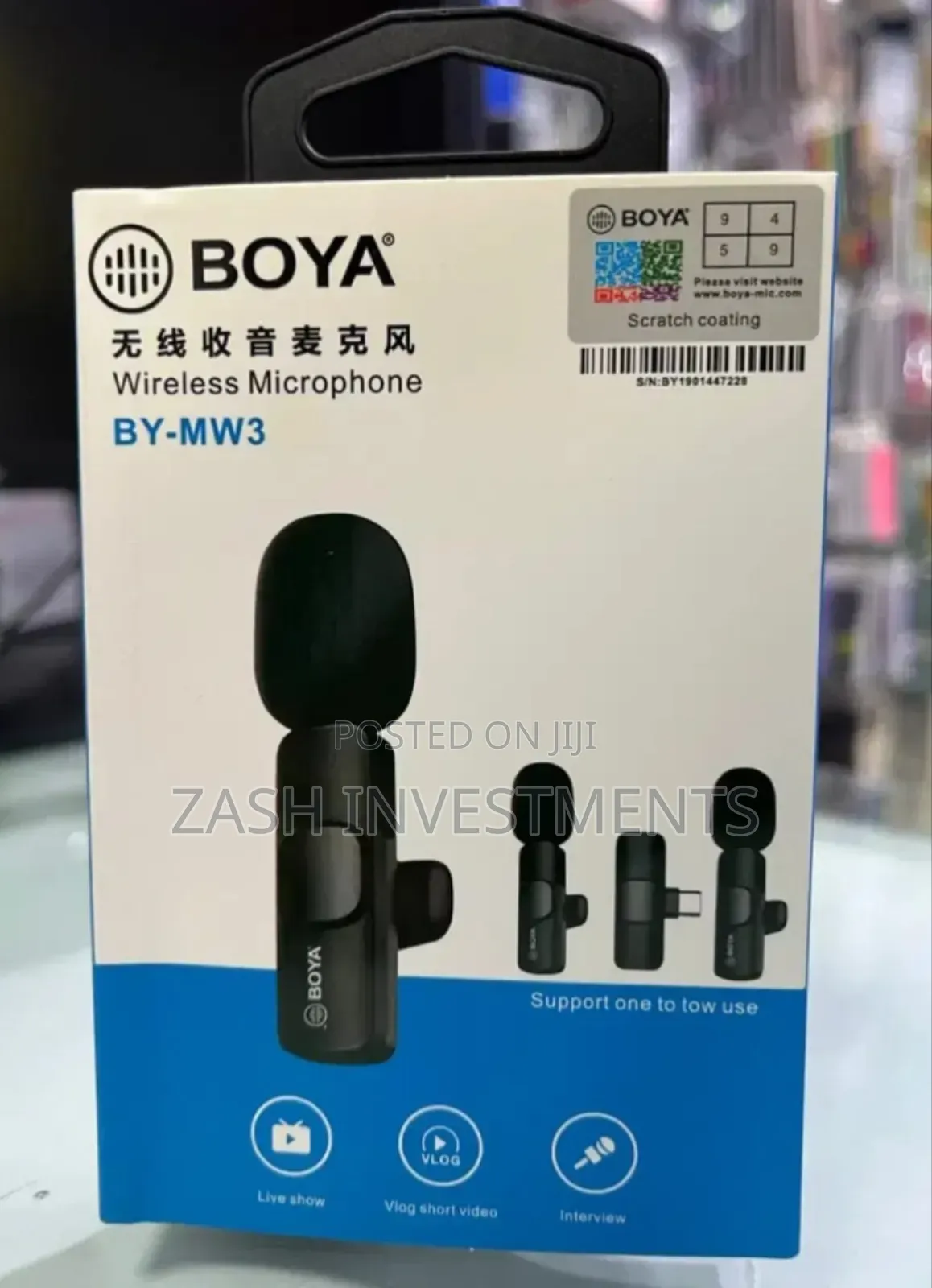 Boya by-Mw3 Wireless Microphone System in Central Division - Audio ...