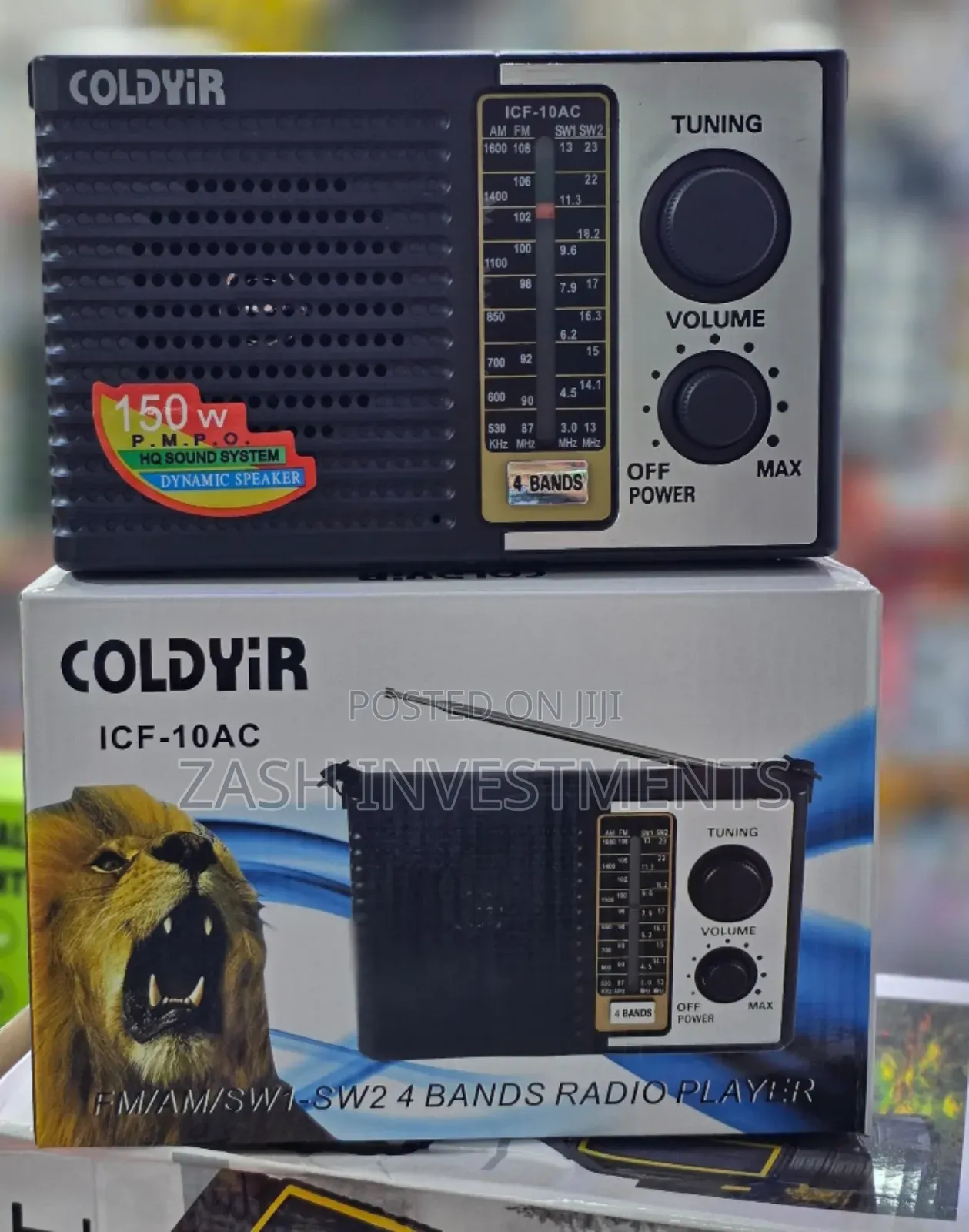 Coldyir Icf-10ac Portable 4-Band Radio in Central Division - Audio ...