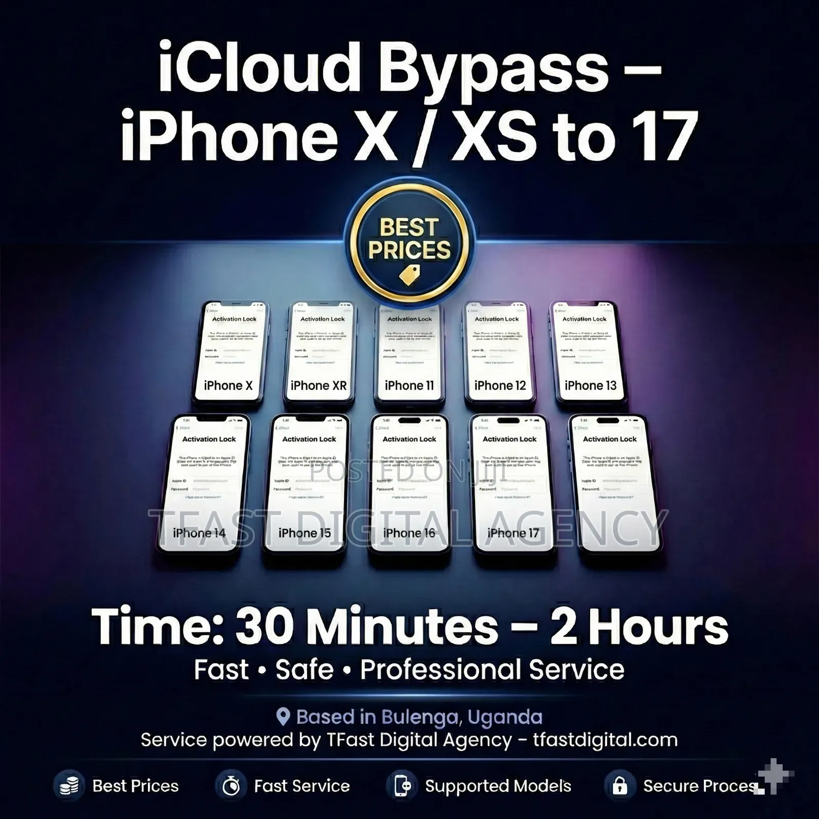 iPhone Icloud Bypass Service: X, Xr, 11, 12, 13, 14, 15, 16, 17 in ...