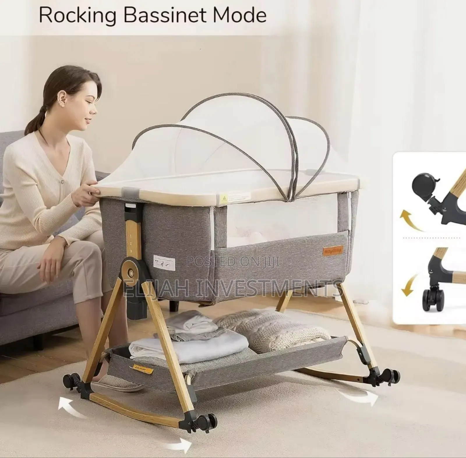 Maydolly 3-in-1 Baby Bassinet Bed in Central Division - Children's ...