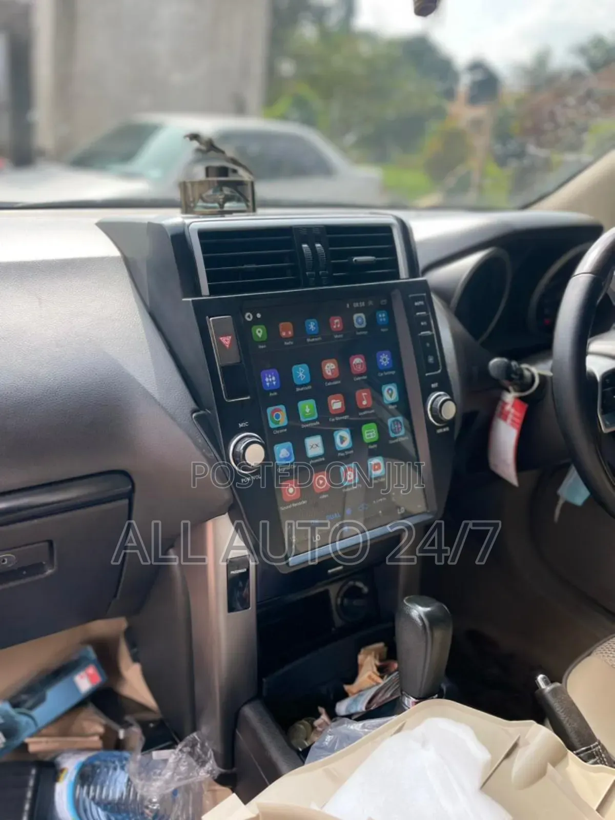 Toyota Prado Android Radio 2014-2018 System Tesla Style 15 in Central ...