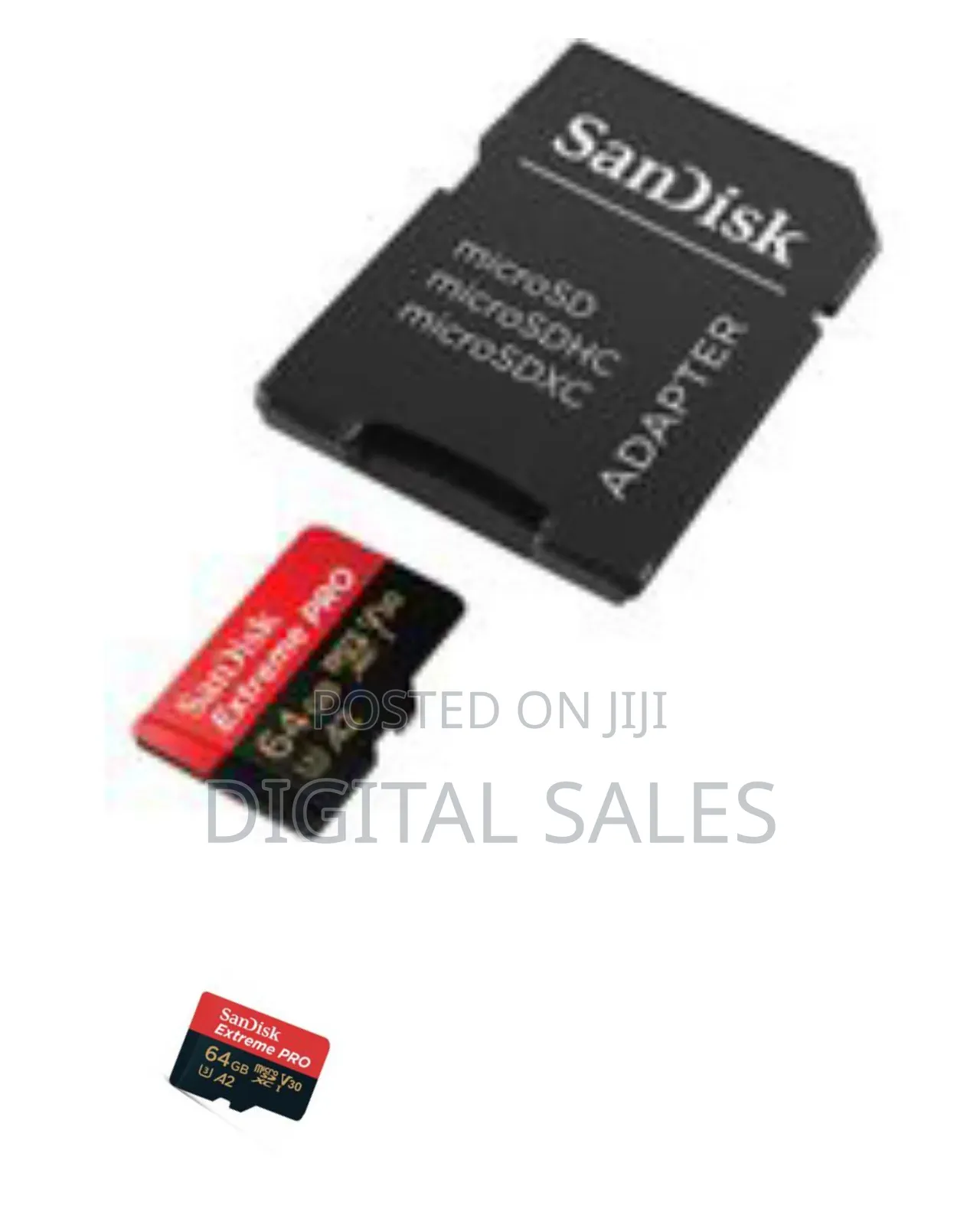 Sandisk 64gb Microsdxc Extreme Pro With Adapter 200mb/S - in Rubaga ...
