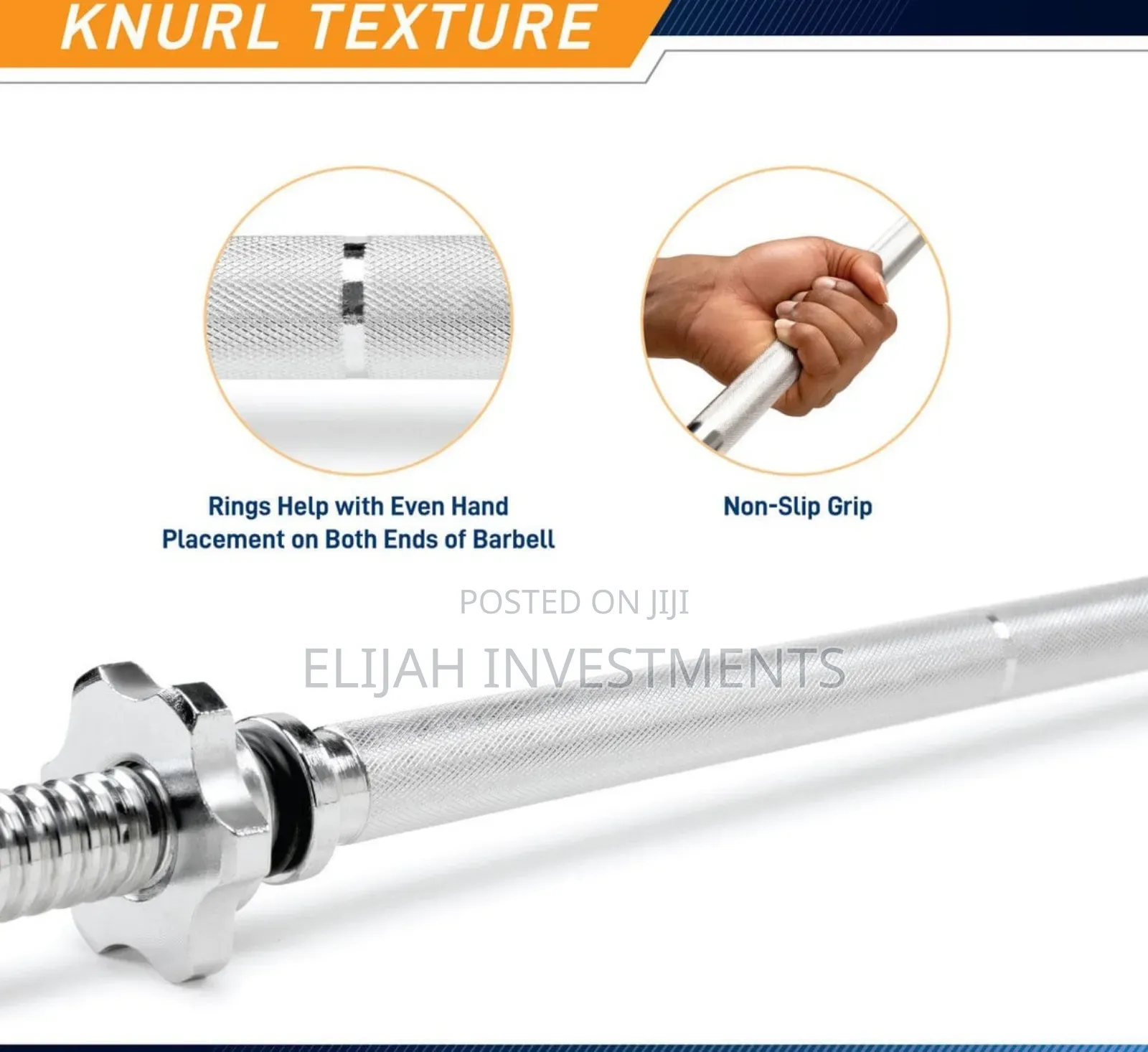 1.5m Standard Weight Lifting Barbell in Central Division - Sports ...