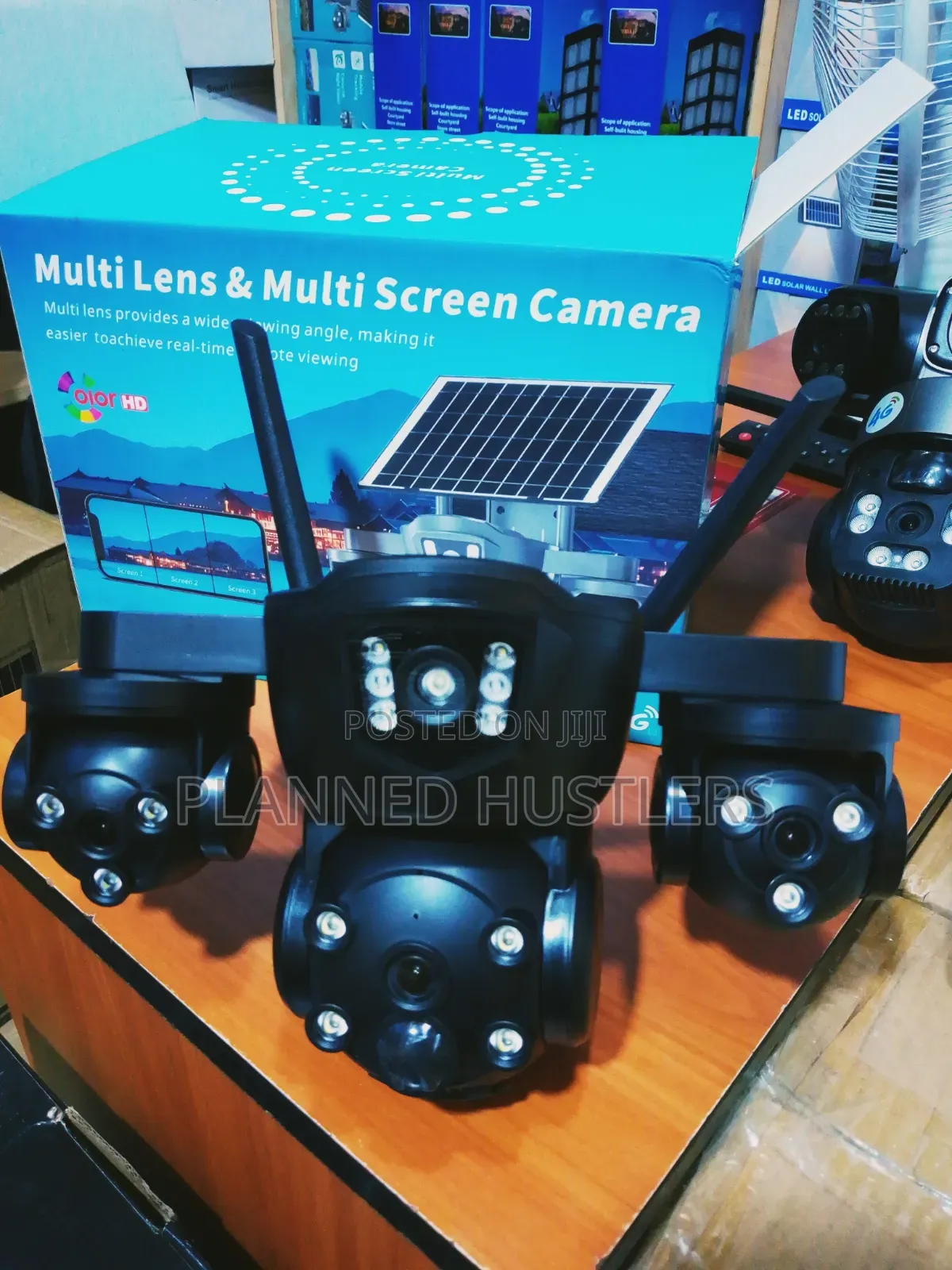 Triple Lens Solar Camera in Central Division - Security & Surveillance ...