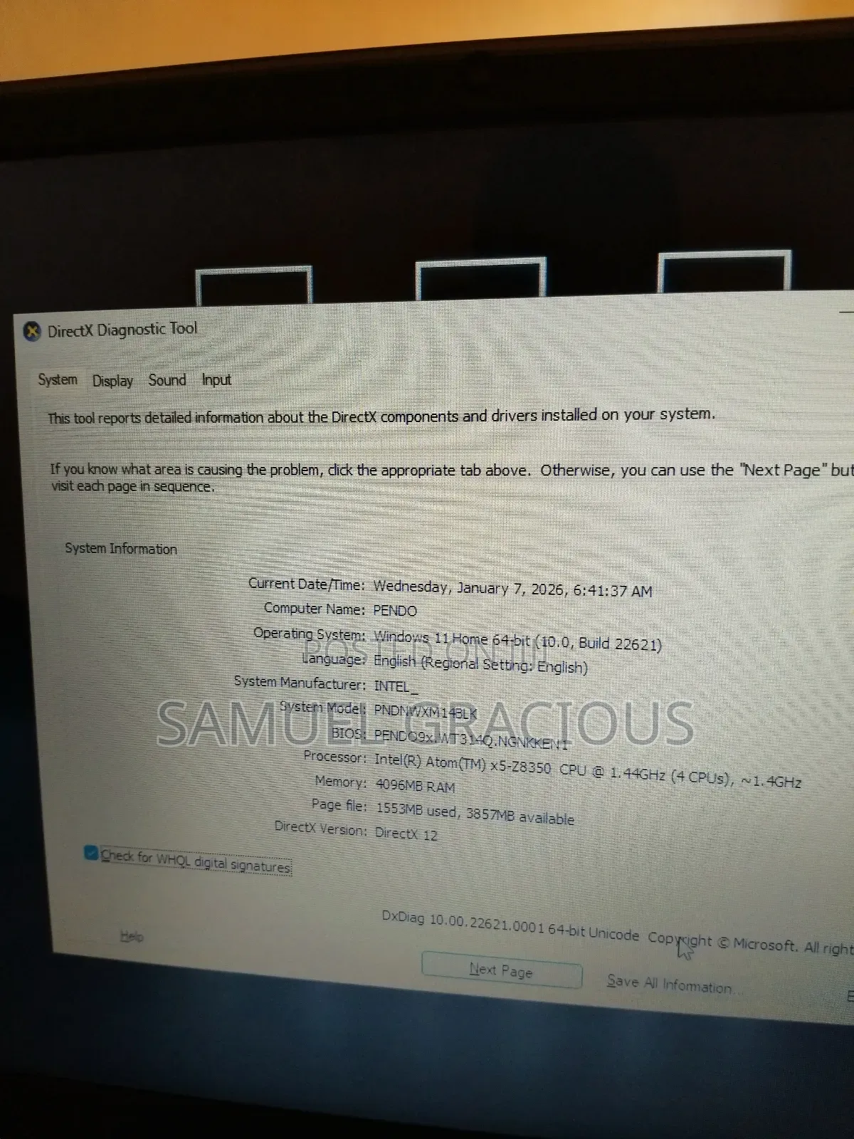 Laptop 4GB Intel Atom eMMC 40GB in Jinja - Laptops & Computers, Samuel ...