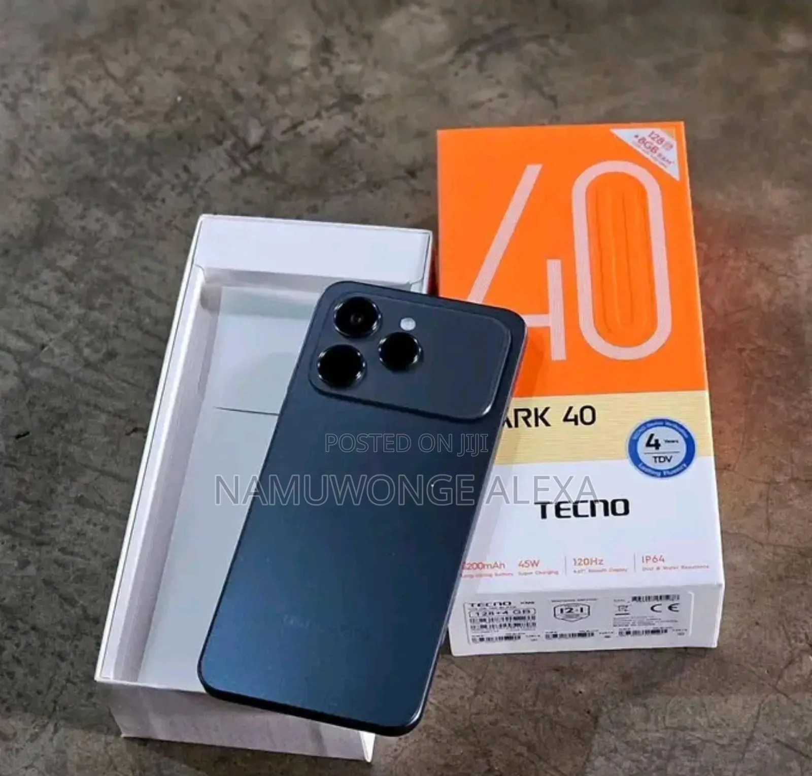 New Tecno Spark 40 256 GB Black in Central Division - Mobile Phones ...