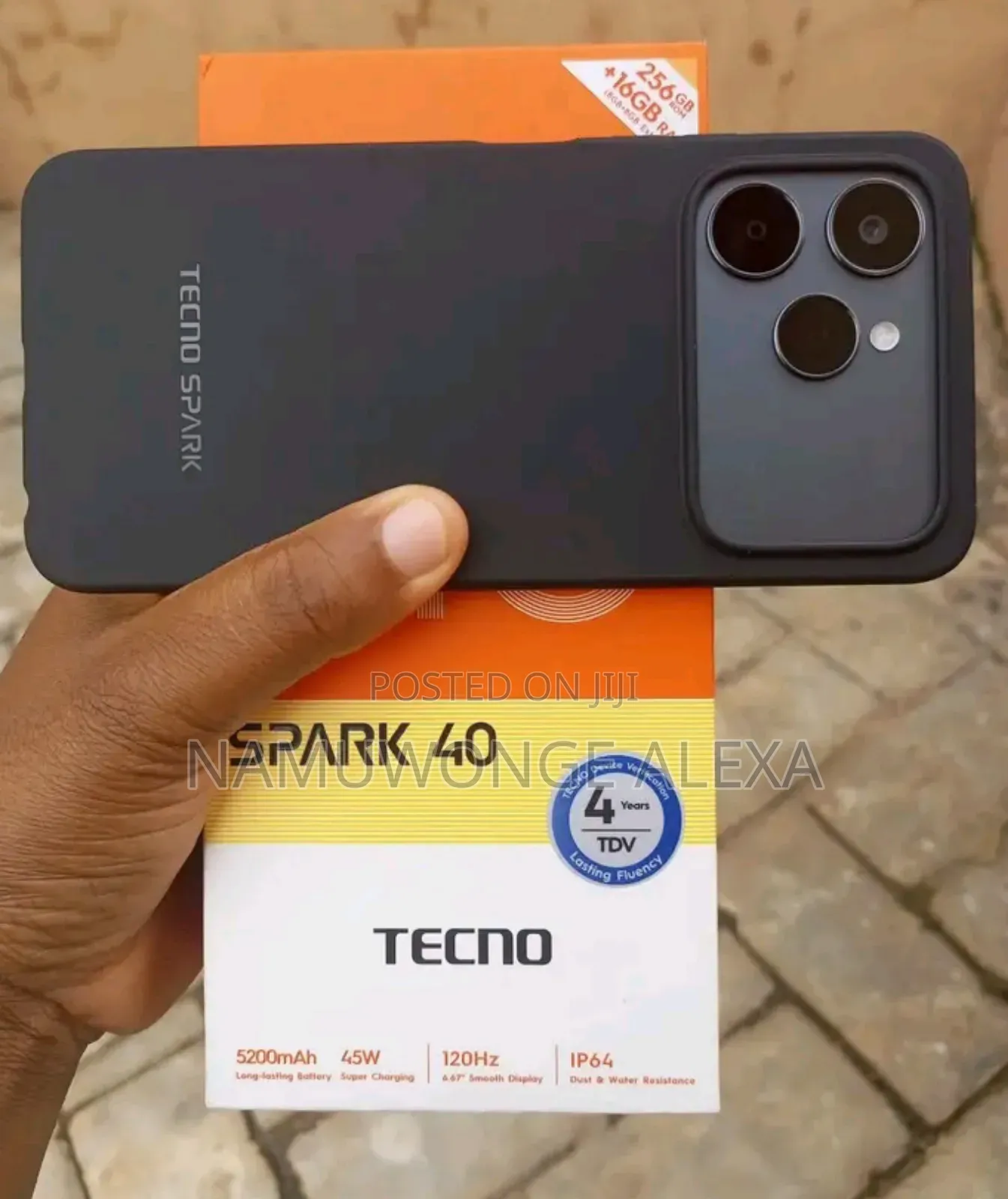 New Tecno Spark 40 256 GB Black in Central Division - Mobile Phones ...