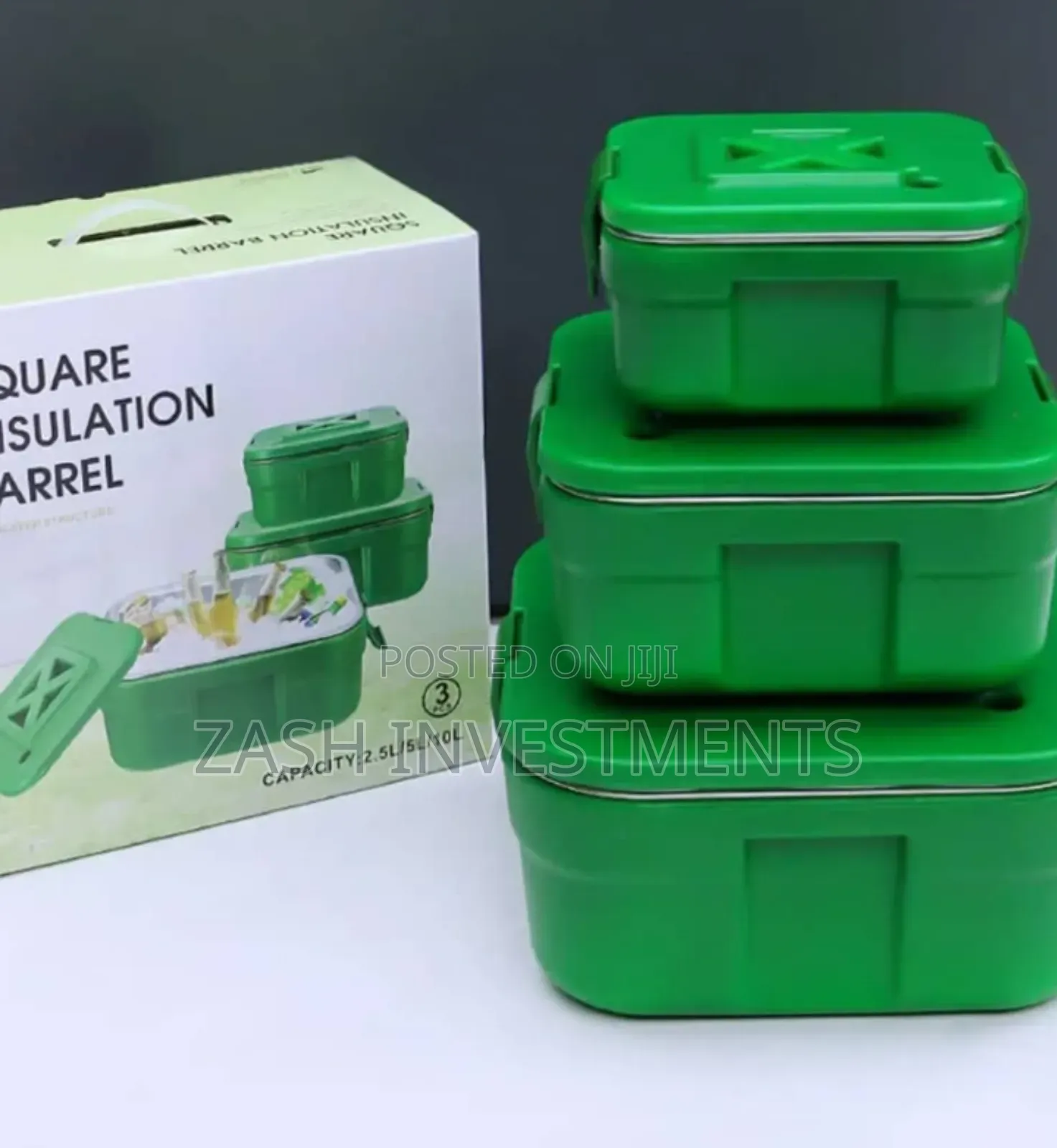 3 Piece of 2.5l/5l/10l Insulated Water Cooler Ice Chiller Boxes in ...