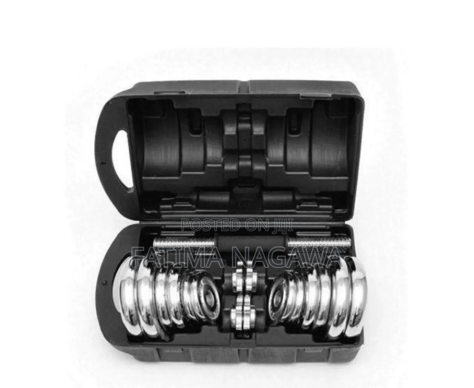 15kg Chrome Adjustable Durable Pure Iron Plated Weight Dumbells in ...