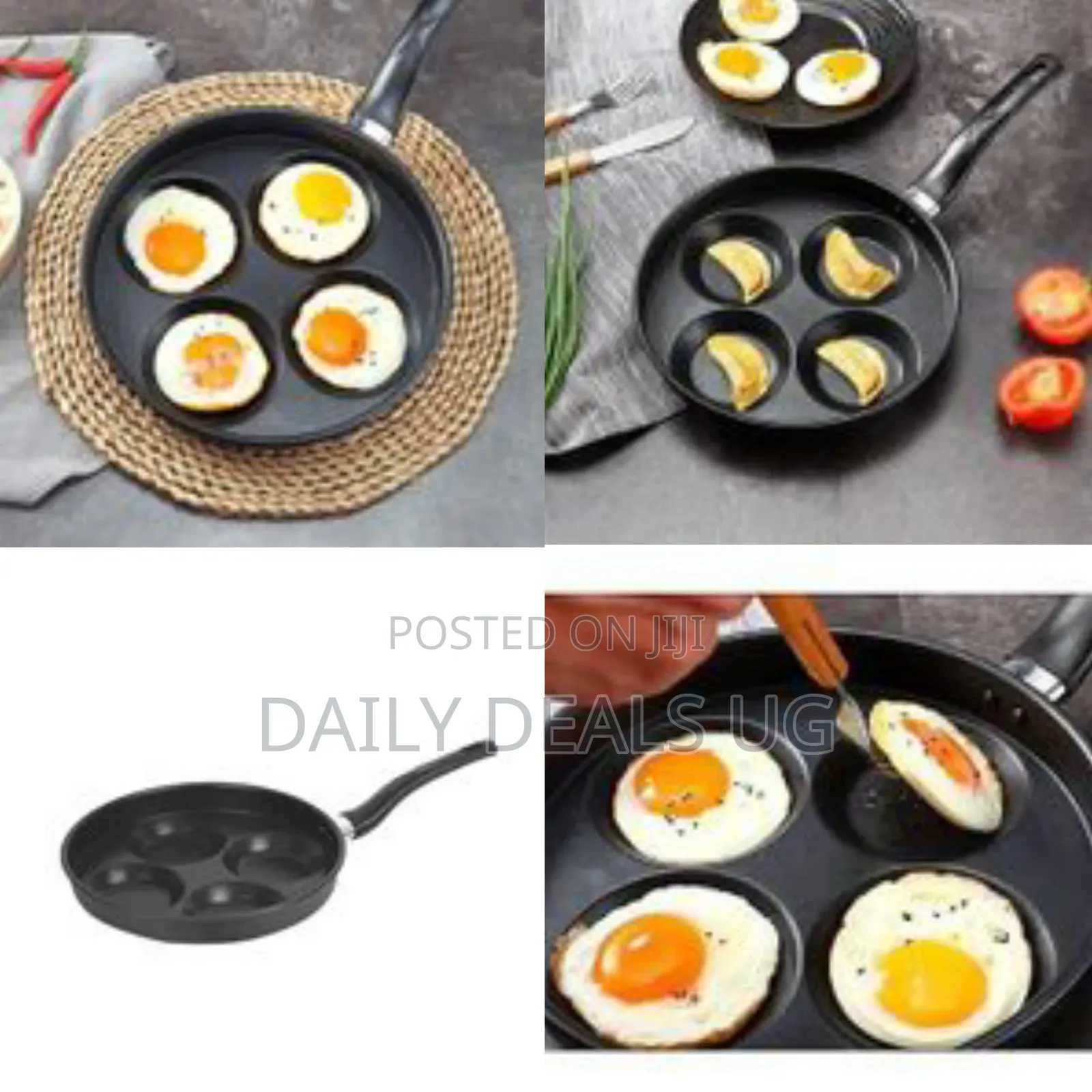 4-Cup Non-Stick Egg Frying Pan - Multicolor in Central Division ...